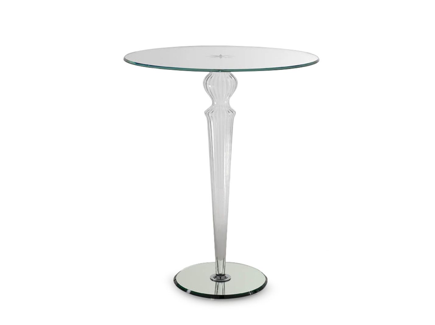 GRAN CANAL Glass high table By Reflex | design Riccardo Lucatello
