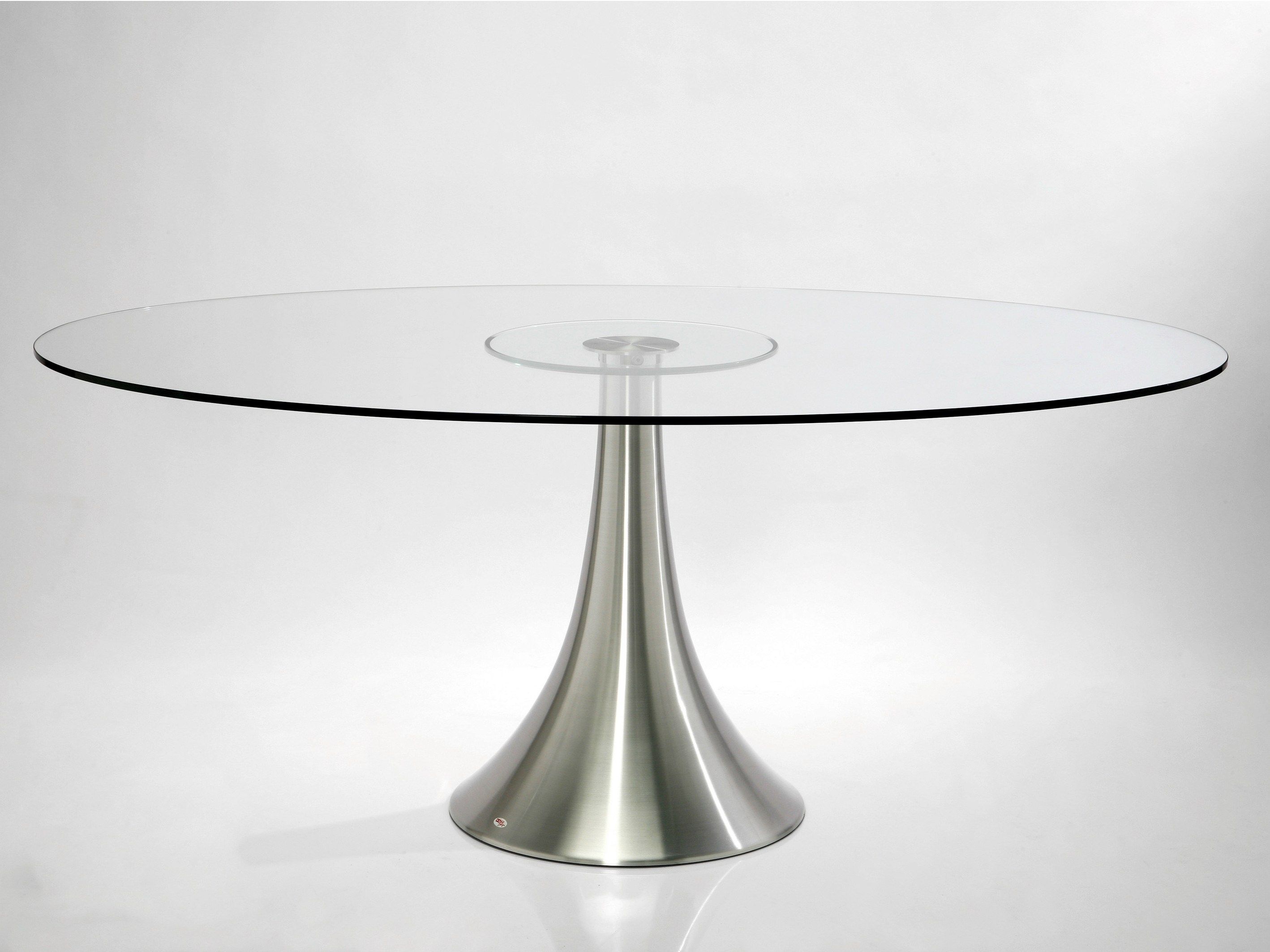 Tavolo rotondo in alluminio e vetro GRANDE POSSIBILITA By KARE-DESIGN