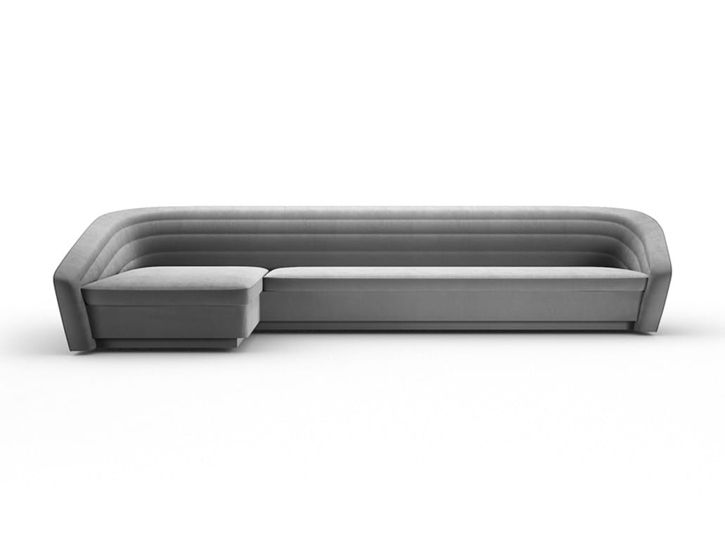 PININFARINA HOME DESIGN Divano in tessuto con chaise longue By Reflex ...