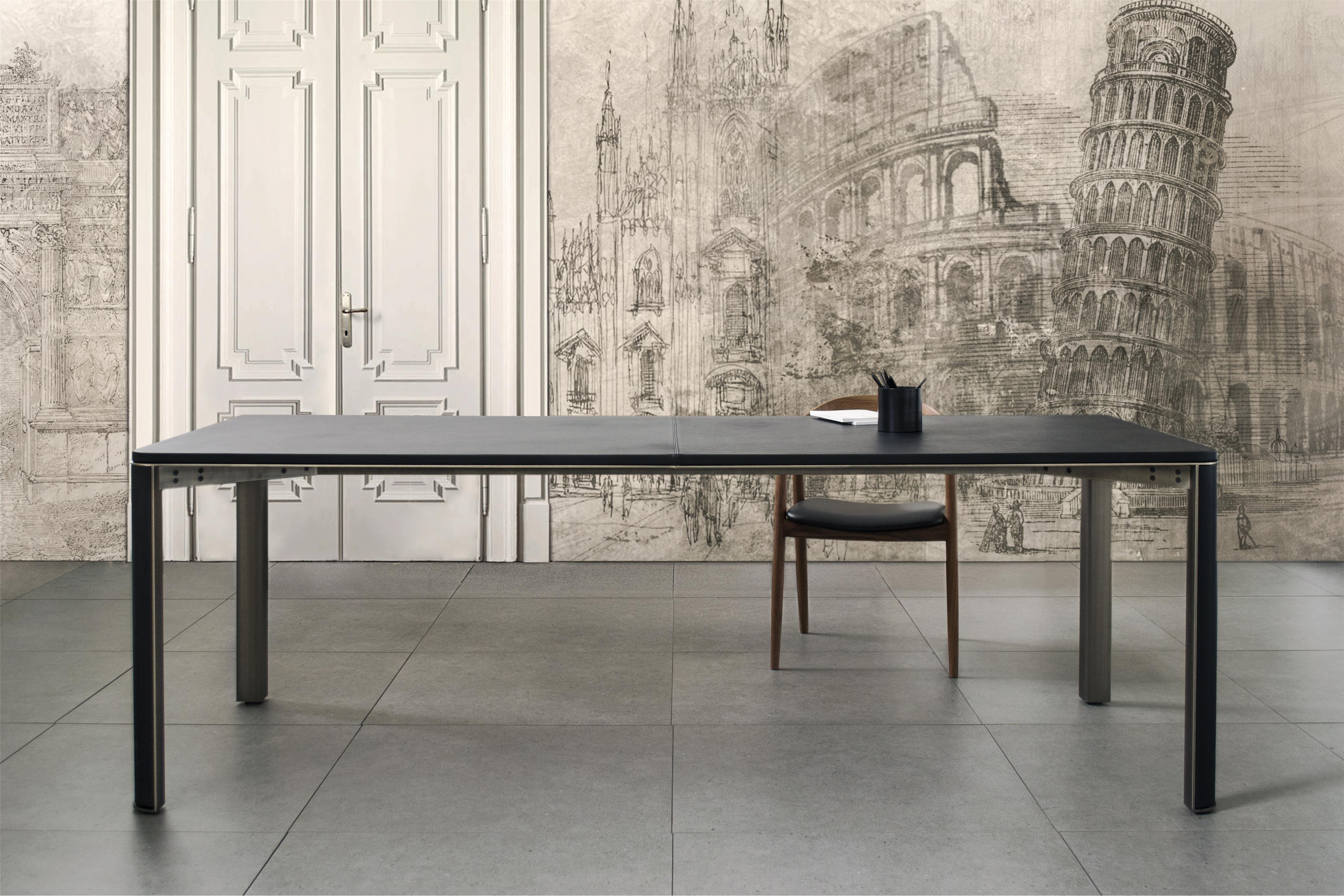 GREGORIO | Tavolo in pelle Collezione Gregorio By mg12 design Monica ...