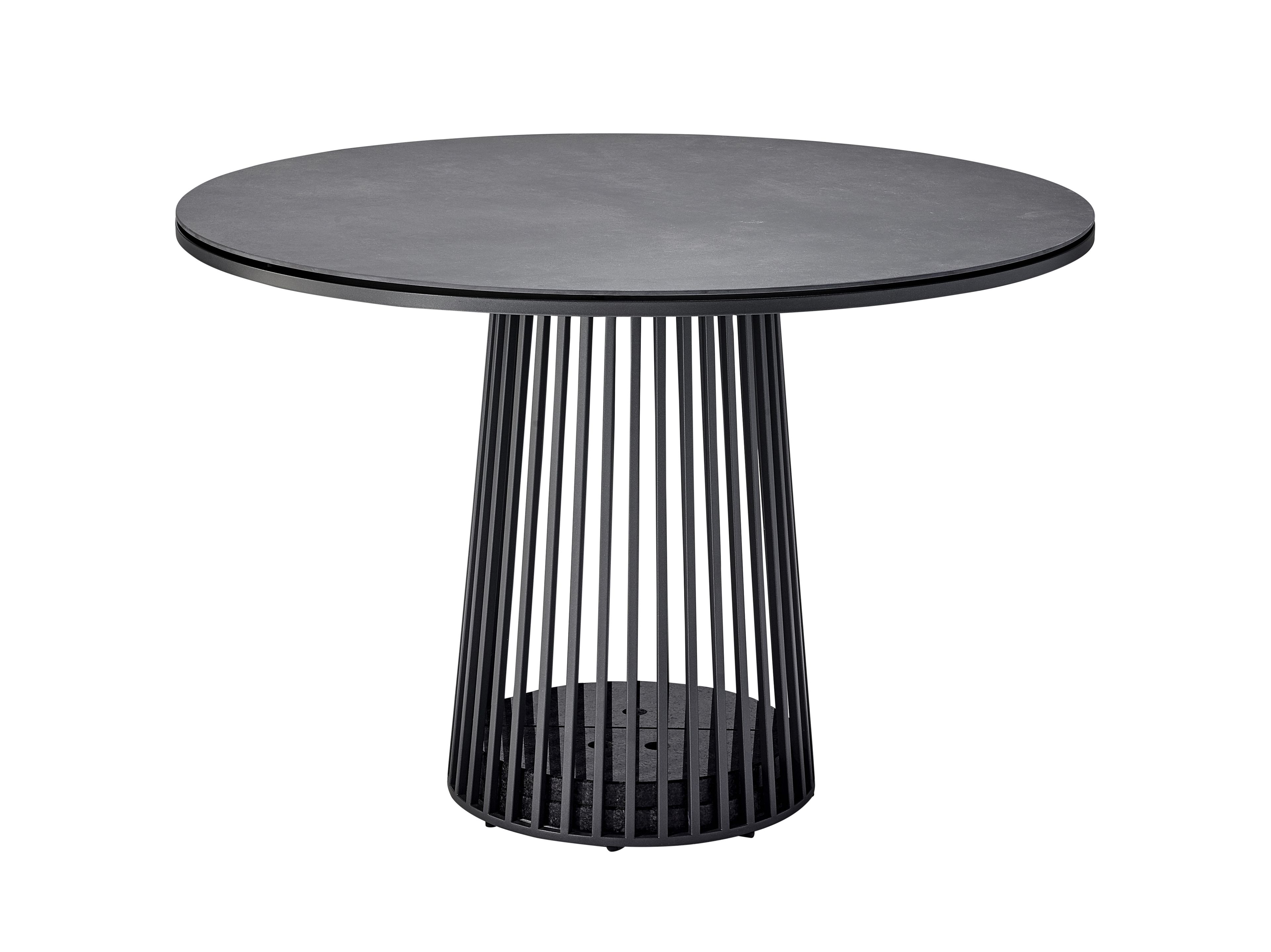 GRID Round HPL garden table By Solpuri | design Karsten Weigel