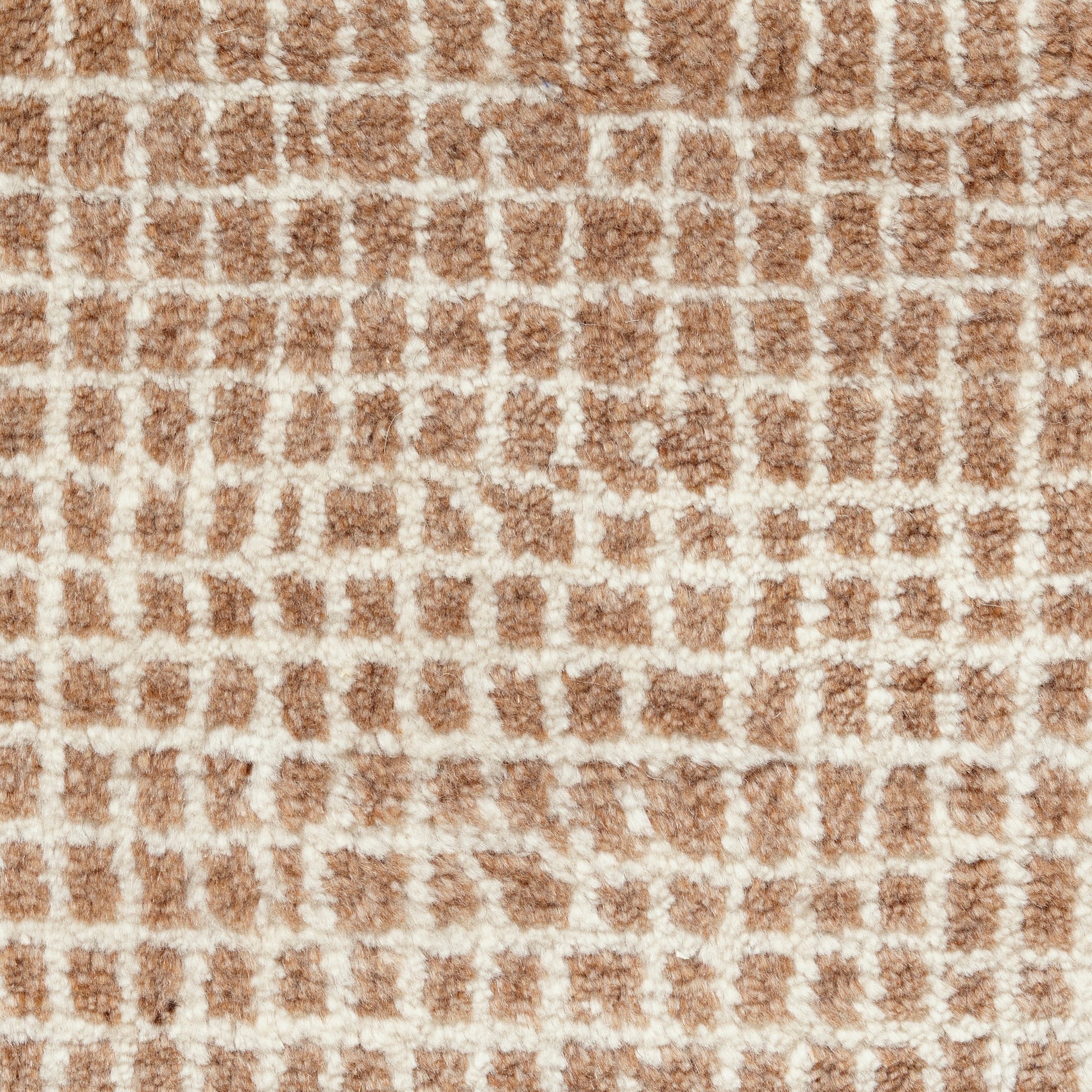 Handmade rectangular wool rug GRID By Woodnotes