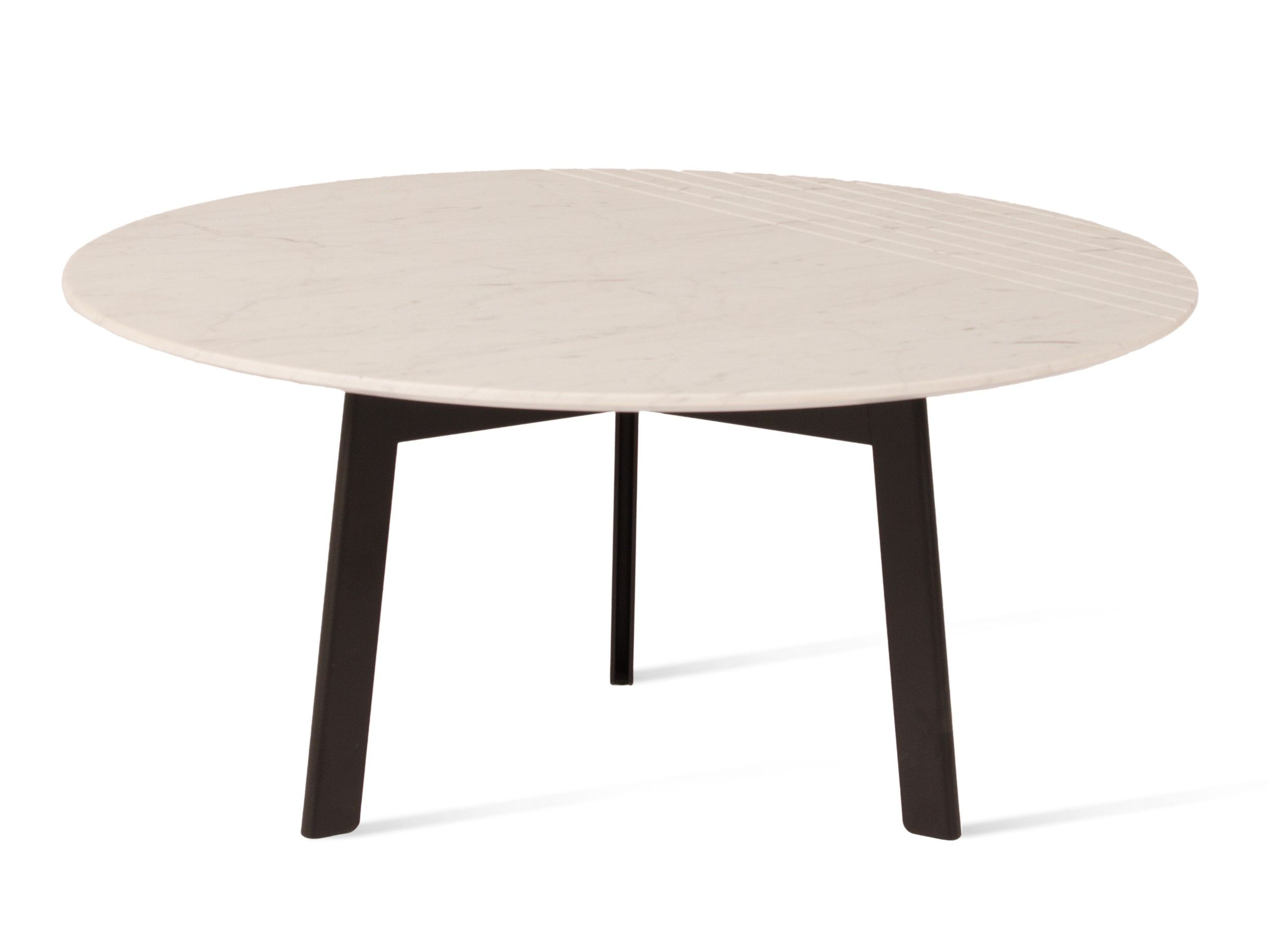 GROOVE | Coffee table Round marble coffee table By Vincent Sheppard ...