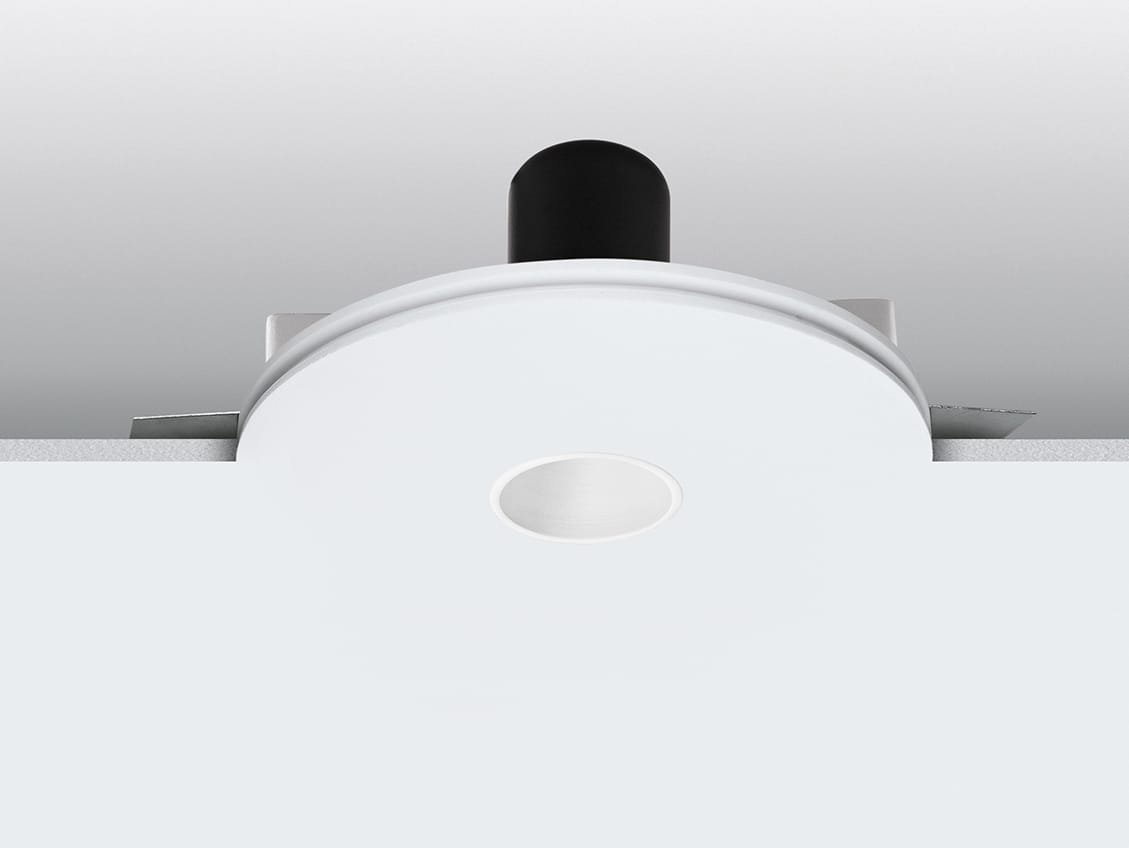 LED round recessed plaster spotlight GYPSUM COLORING_R By Linea Light Group