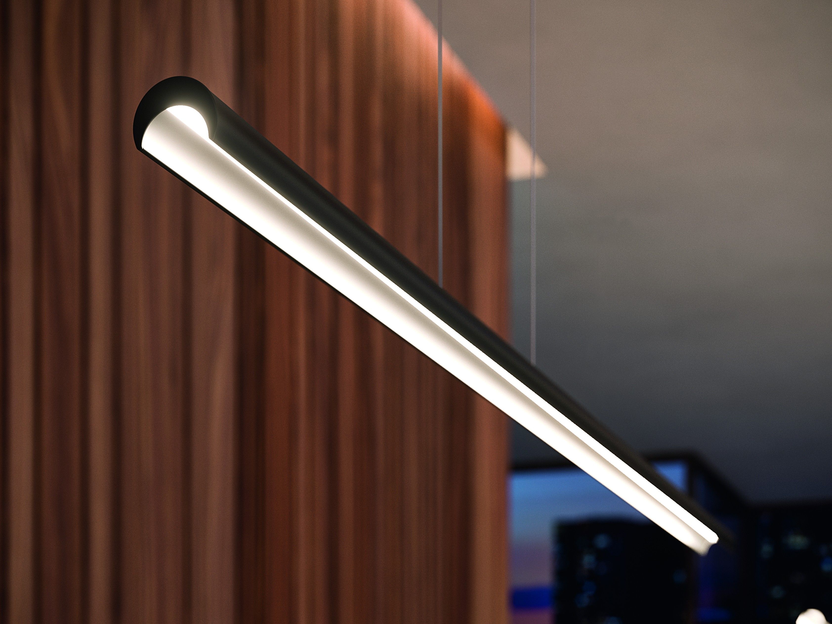 HALFPIPE 2 | Pendant lamp LED aluminium pendant lamp By Linea Light Group