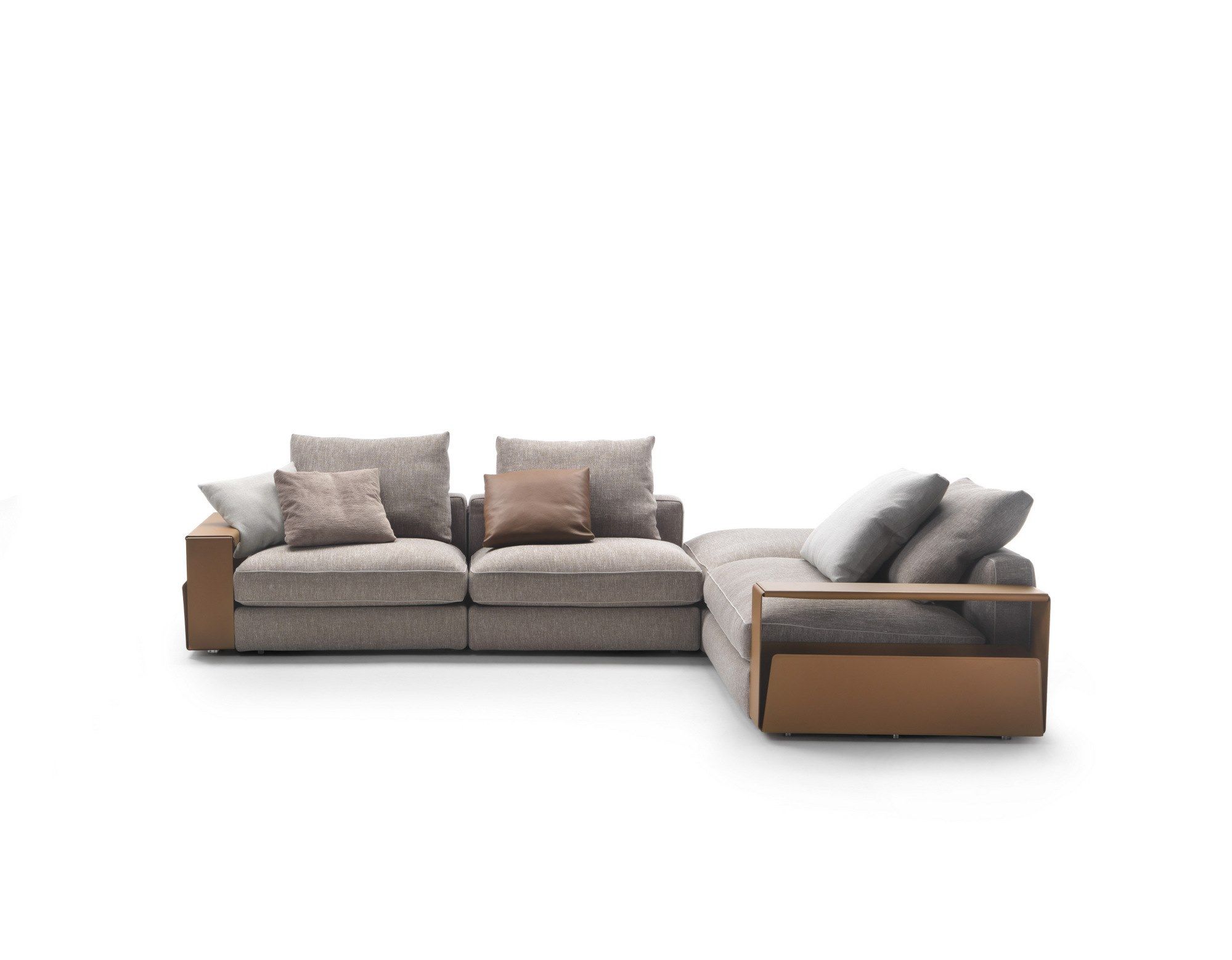 HARPER Corner fabric sofa By Flexform | design Antonio Citterio