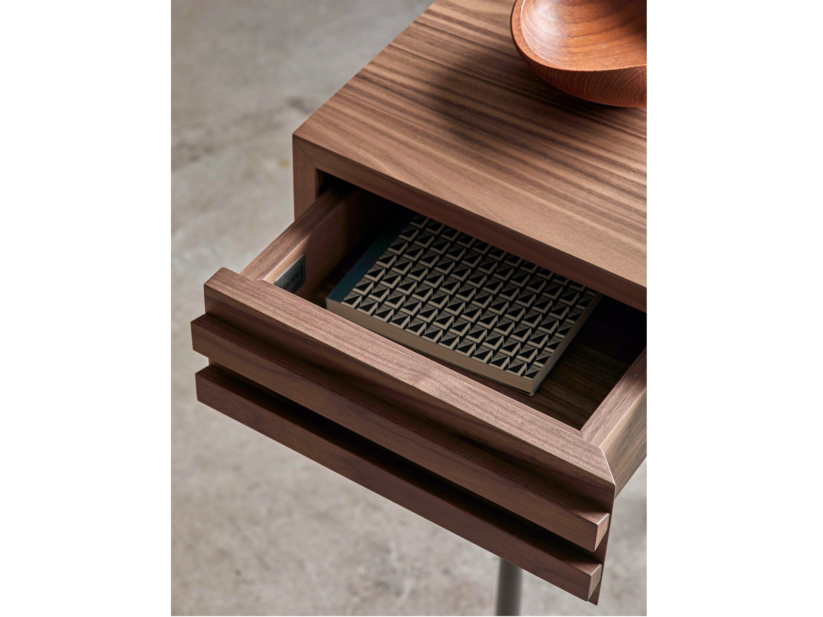 HARRI | Secretary desk Wood veneer secretary desk with drawers By MORE ...