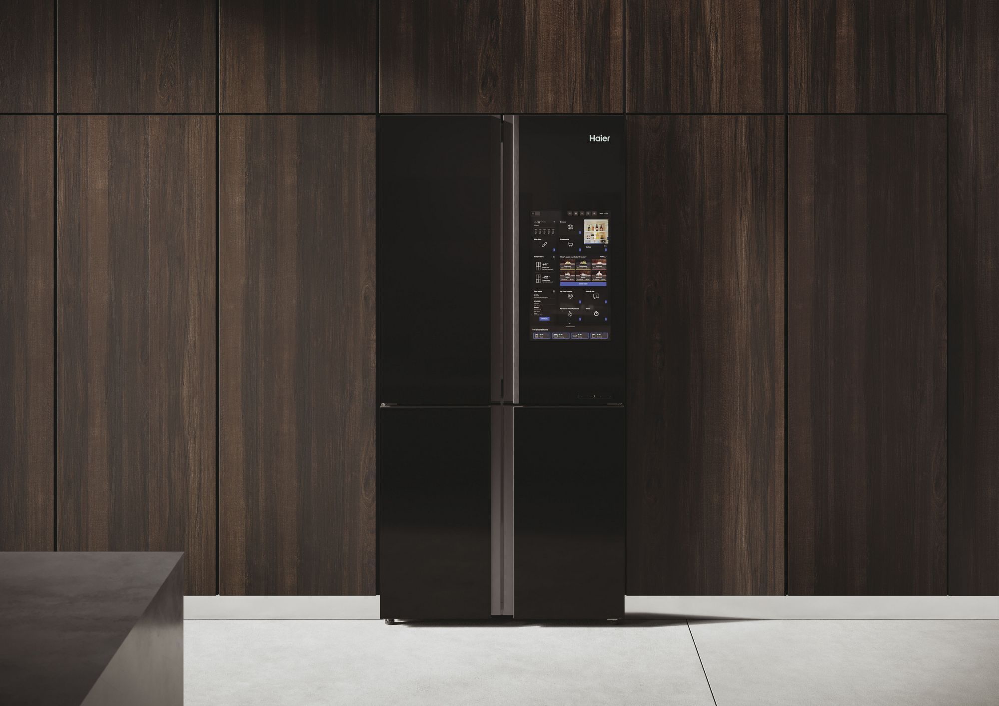 CUBE 90 - HCW9919FSGB Freestanding refrigerator with connected display ...