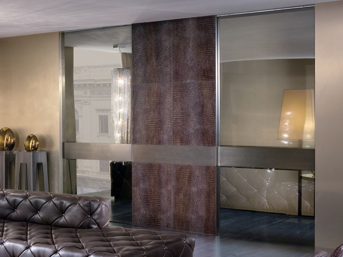 HEADLINE | Sliding door Aluminiun Chic – Doors Collection By Longhi ...