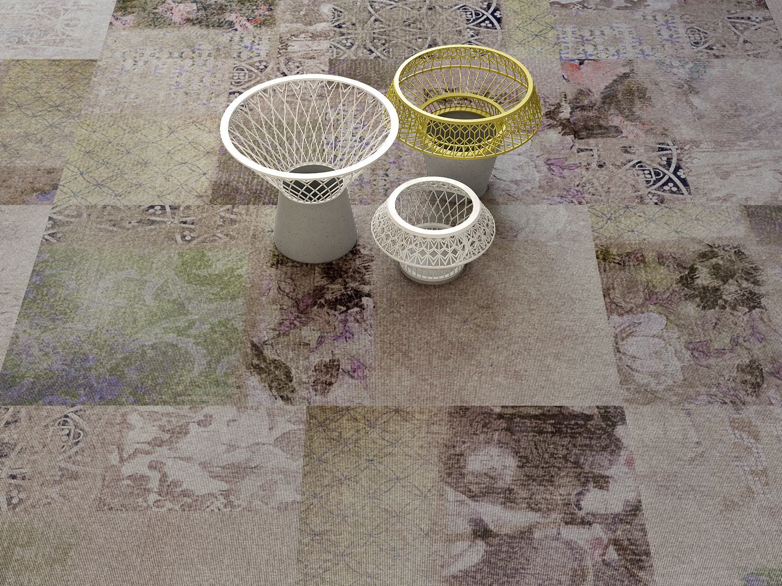 Patterned carpet tiles HELSINKI Freestile Collection By OBJECT CARPET