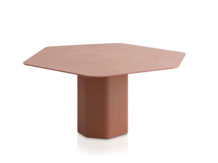 TALO Hexagonal garden table By EXPORMIM | design Altherr Désile Park