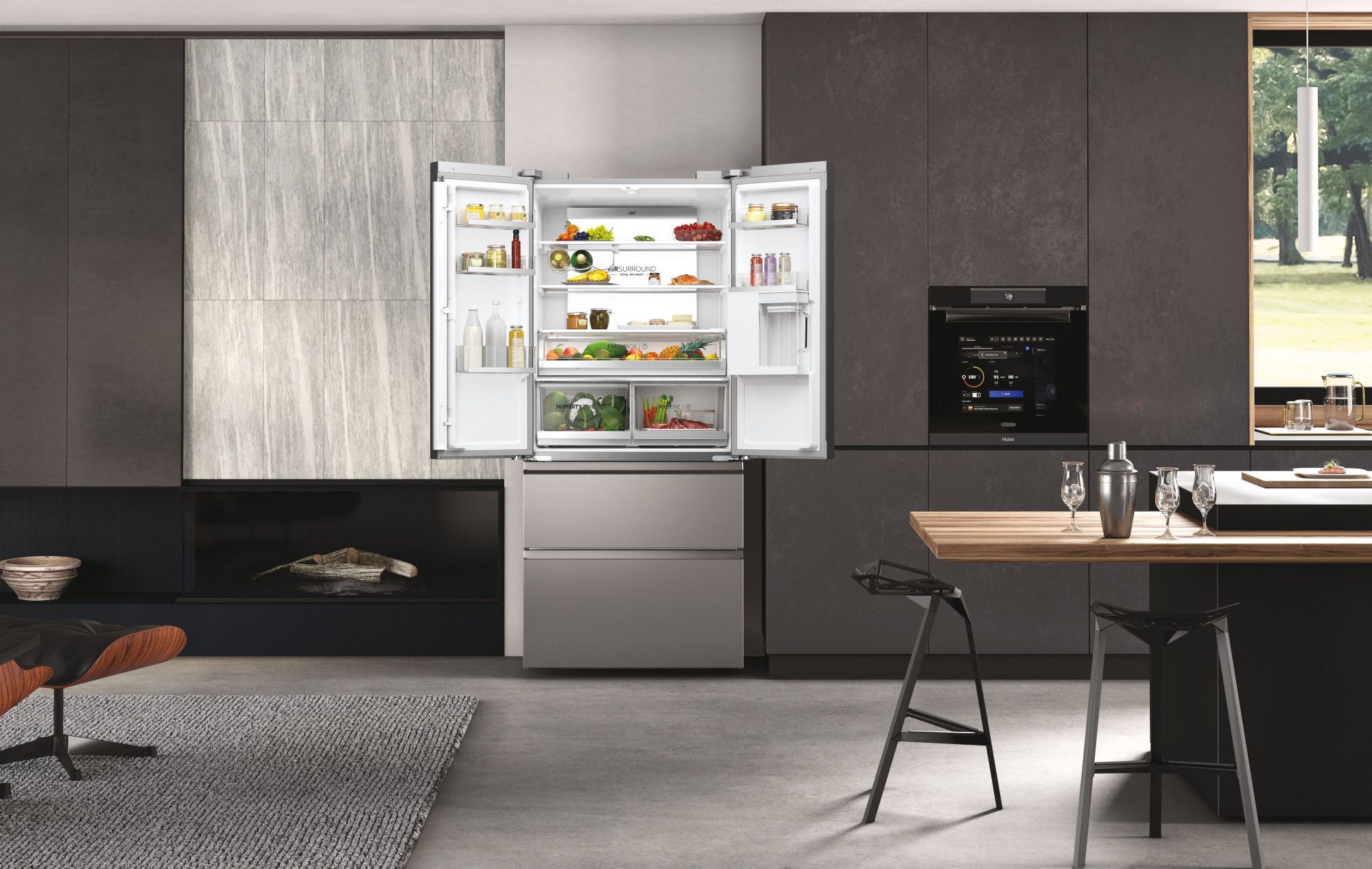 FD 83 - HFW7819EWMP Freestanding refrigerator with water dispenser By Haier