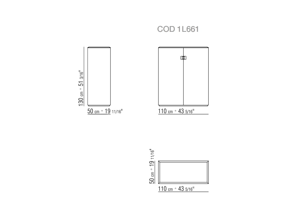 RAFAEL | Highboard Rafael Collection By Mood by Flexform design Roberto Lazzeroni