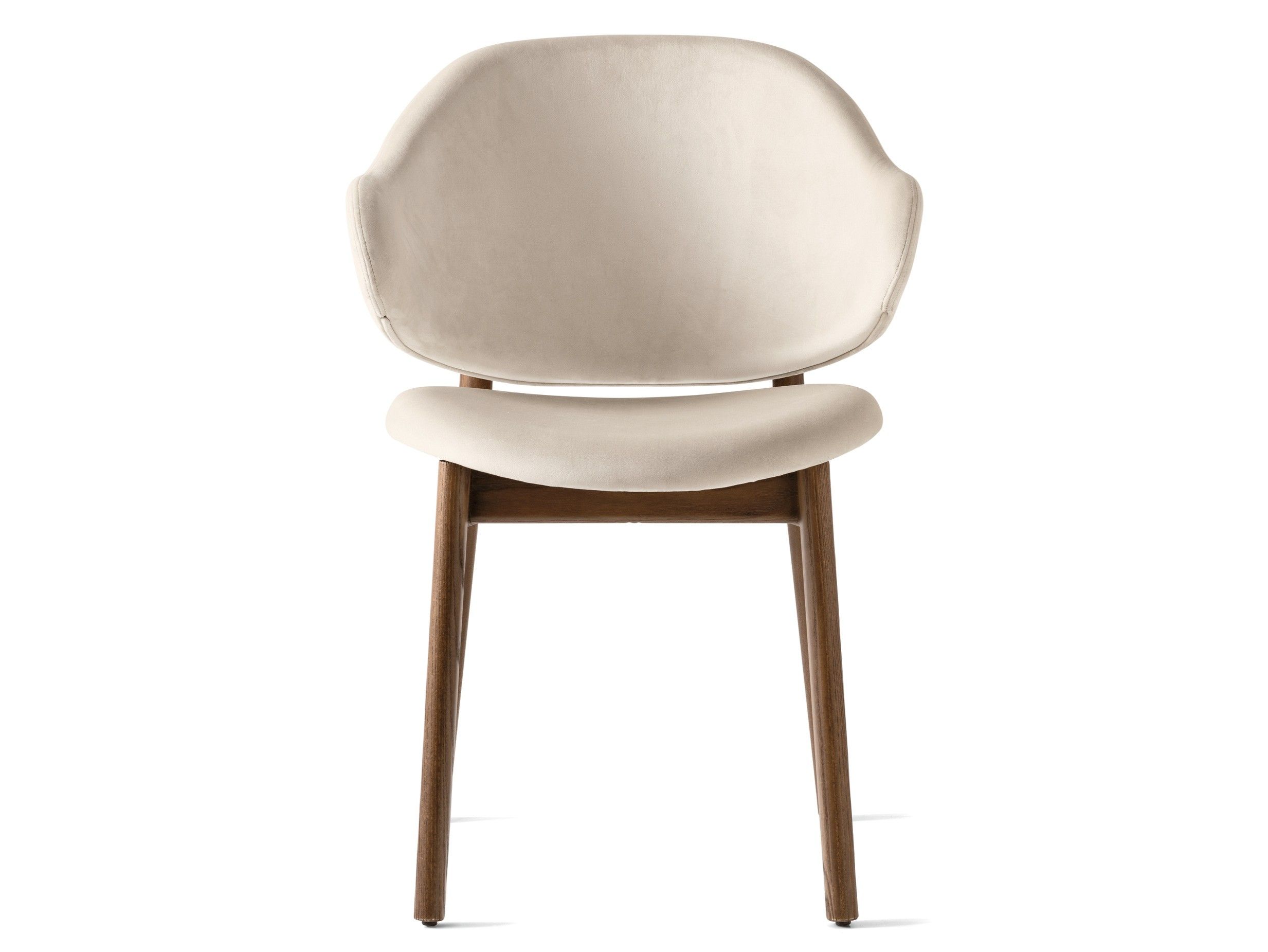 HOLLY Upholstered fabric chair with wooden structure By Calligaris ...
