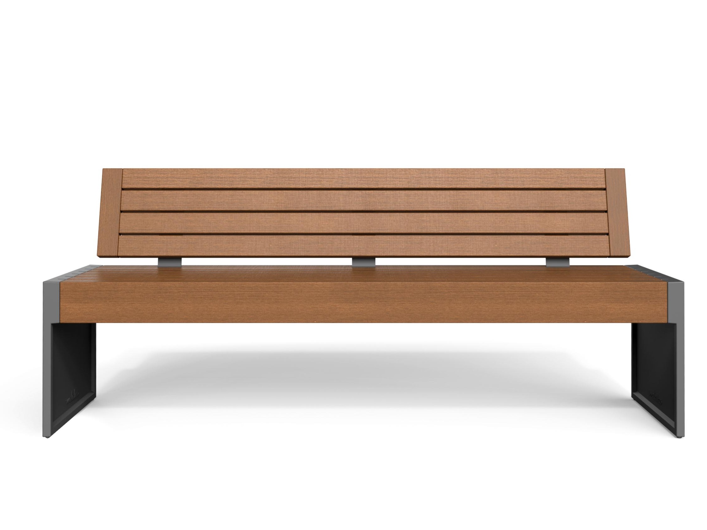 HORN | Bench with back By Metalco