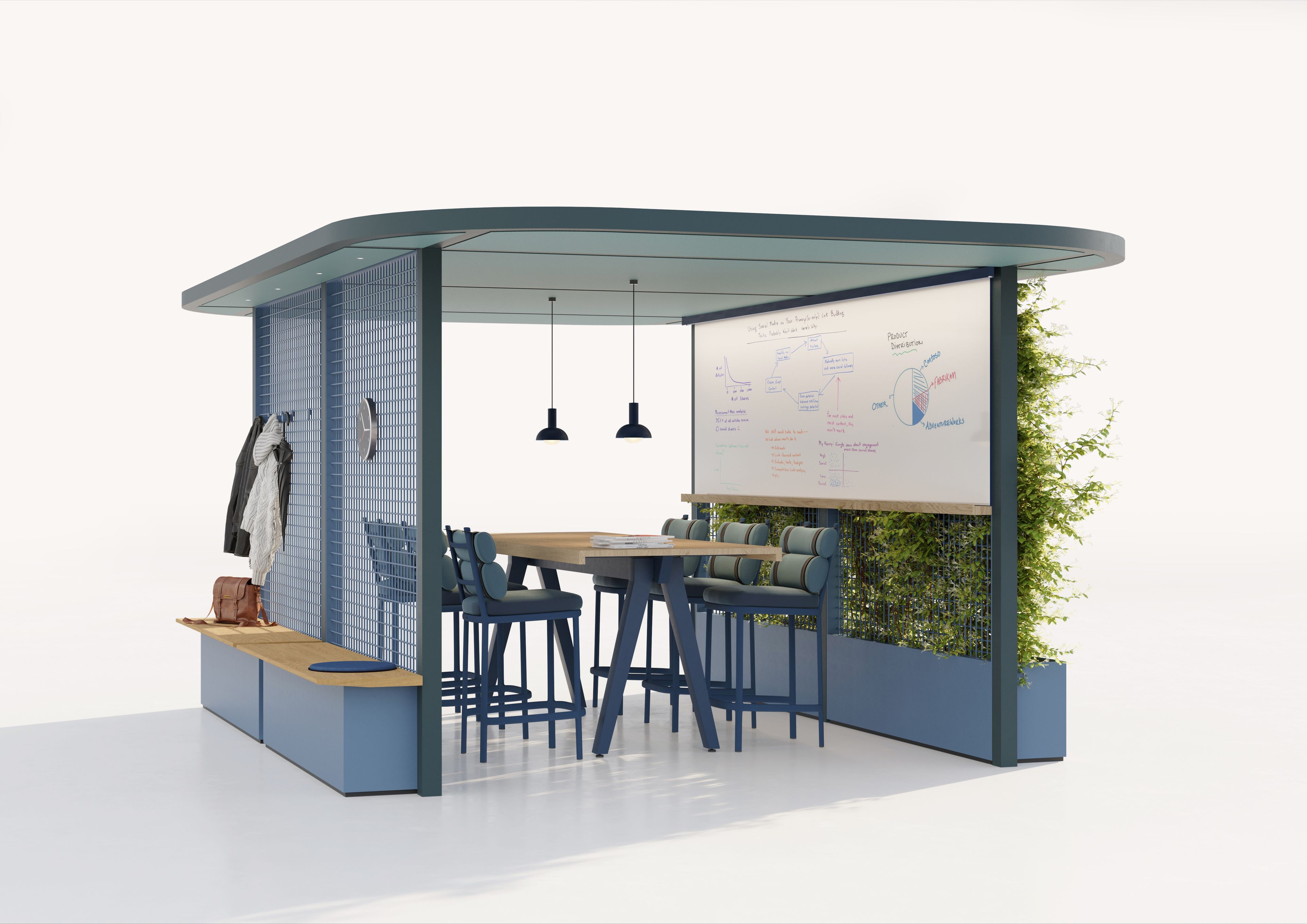PAVILION O Office booth By Kettal