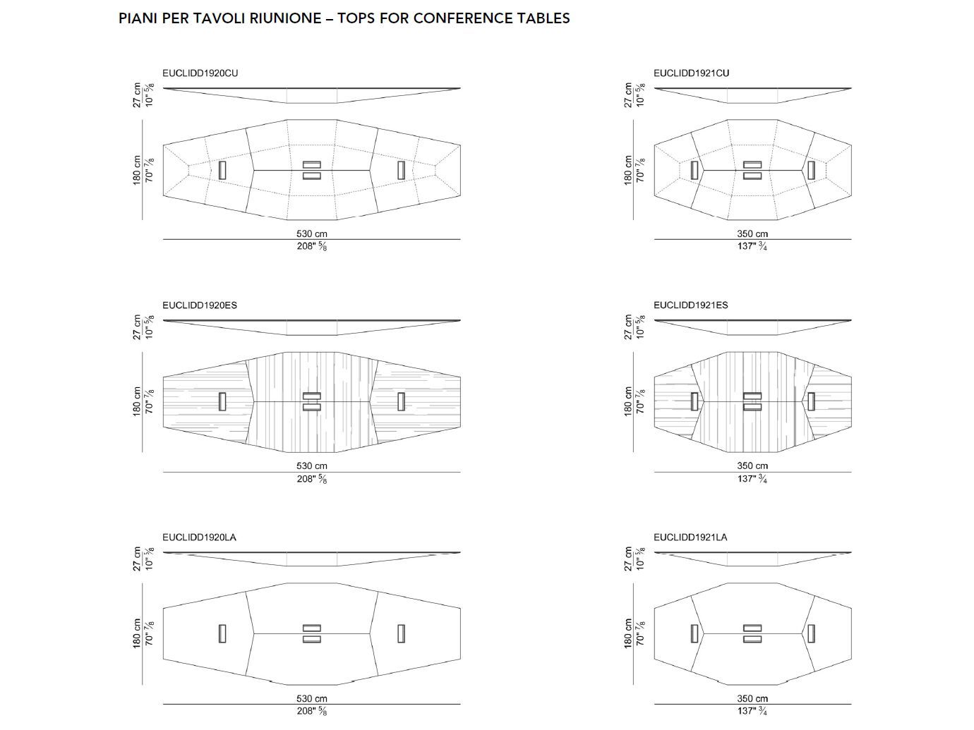 EUCLIDEO Meeting table By i 4 Mariani