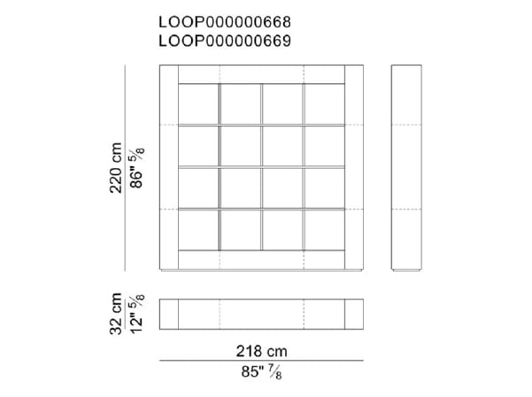 LOOP Bookcase By i 4 Mariani | design Pierluigi Molinari