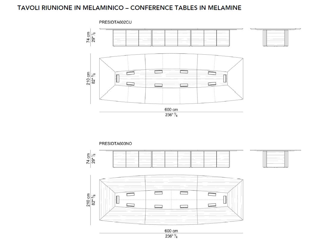 PRESIDENT Meeting table By i 4 Mariani