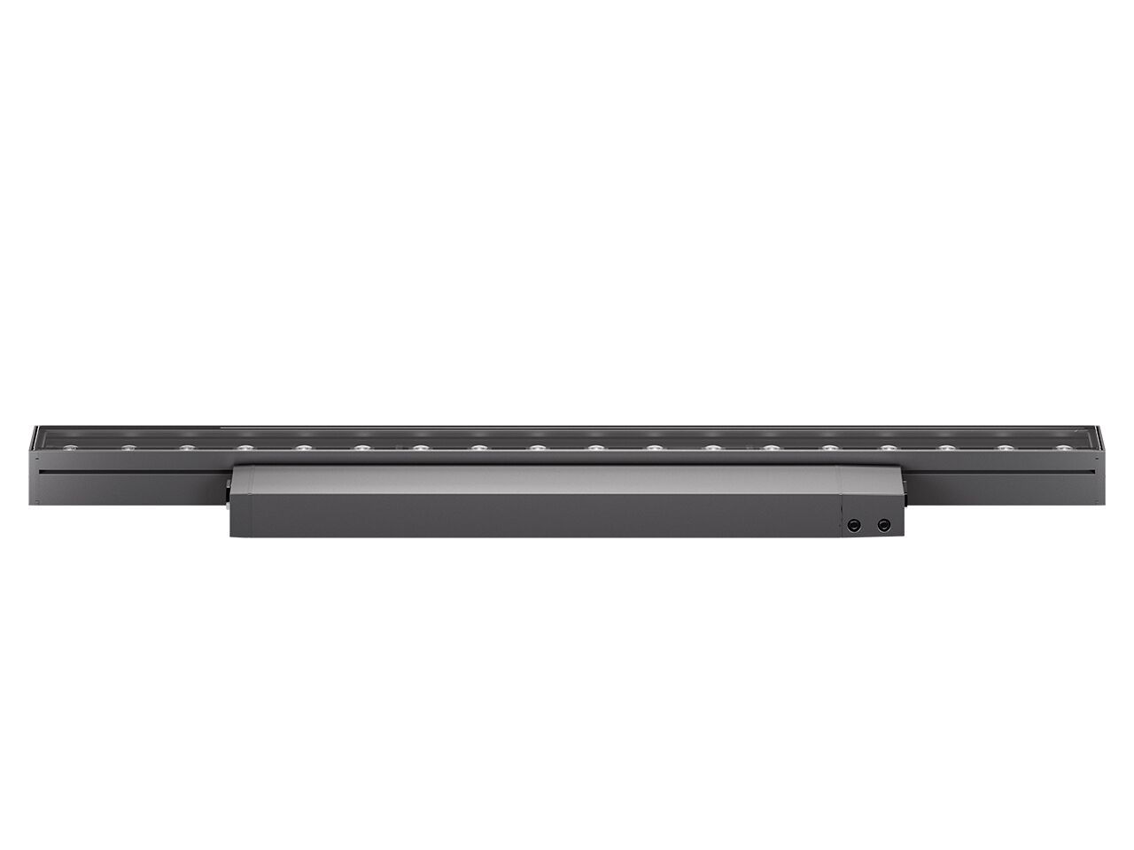 LINEALUCE COMPACT 47 SURFACE WITH SIDE BOX Glass and aluminium linear lighting profile for LED ...