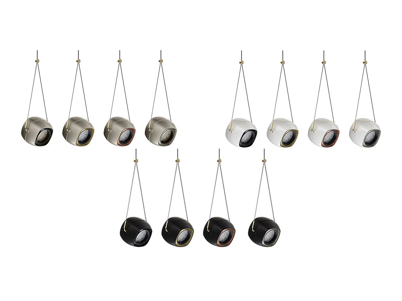 NEWFO LED die cast aluminium track-Light with dimmer By iGuzzini