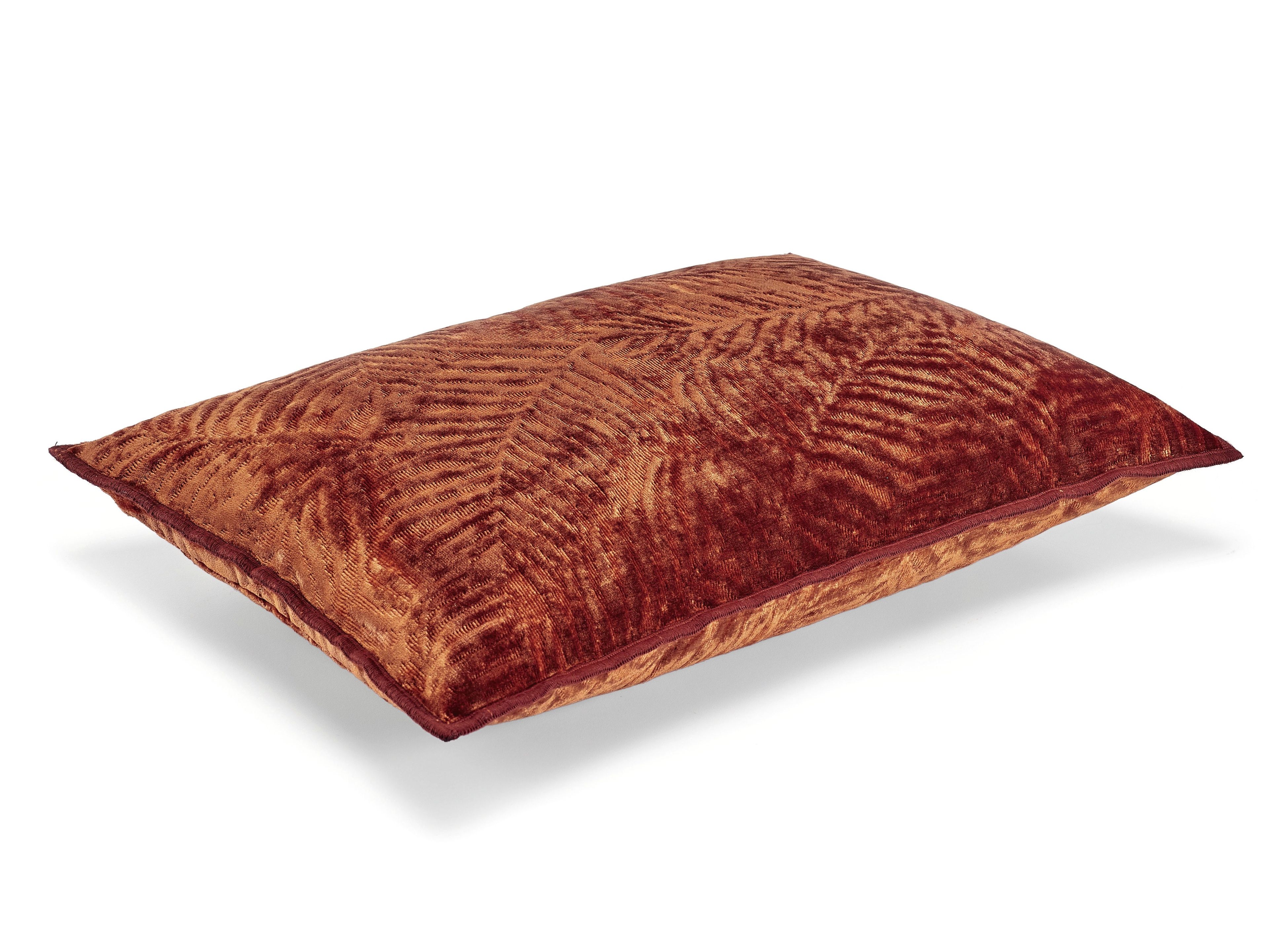 Rectangular velvet cushion with floral pattern IBIZA BABY By Élitis