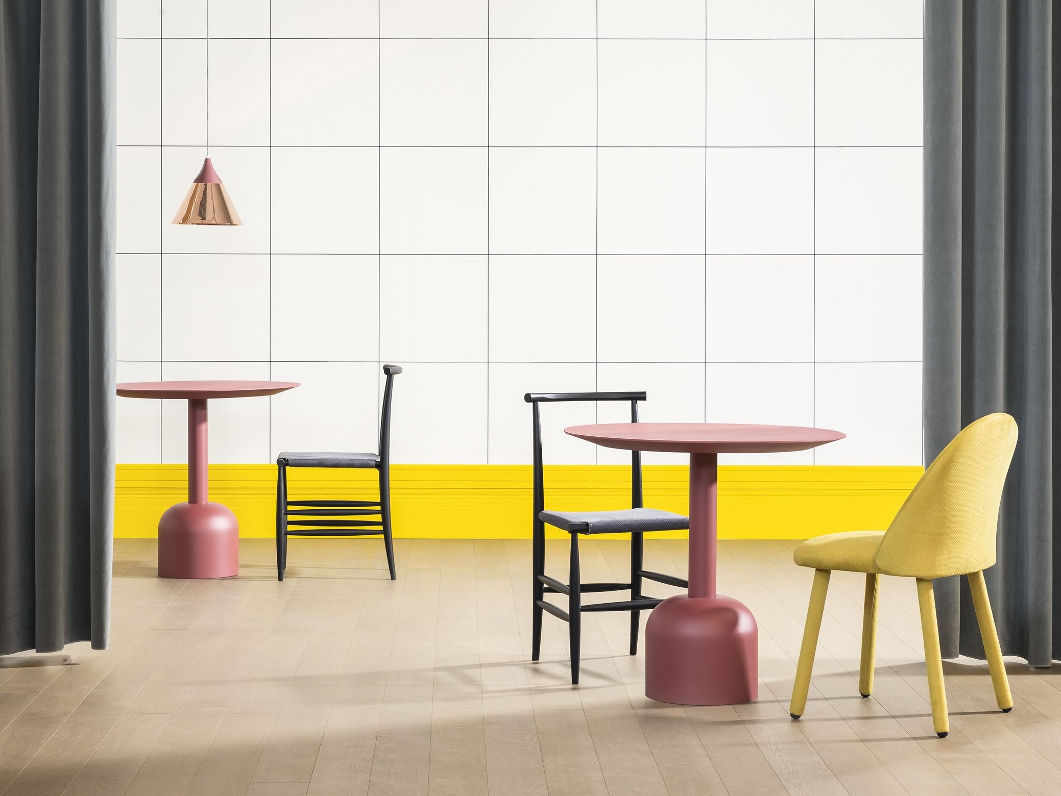 Lacquered table ILLO BISTROT Illo Collection By Miniforms