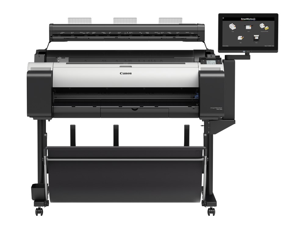 Plotter multifunzione formato A0 professionale imagePROGRAF TM-300 MFP ...