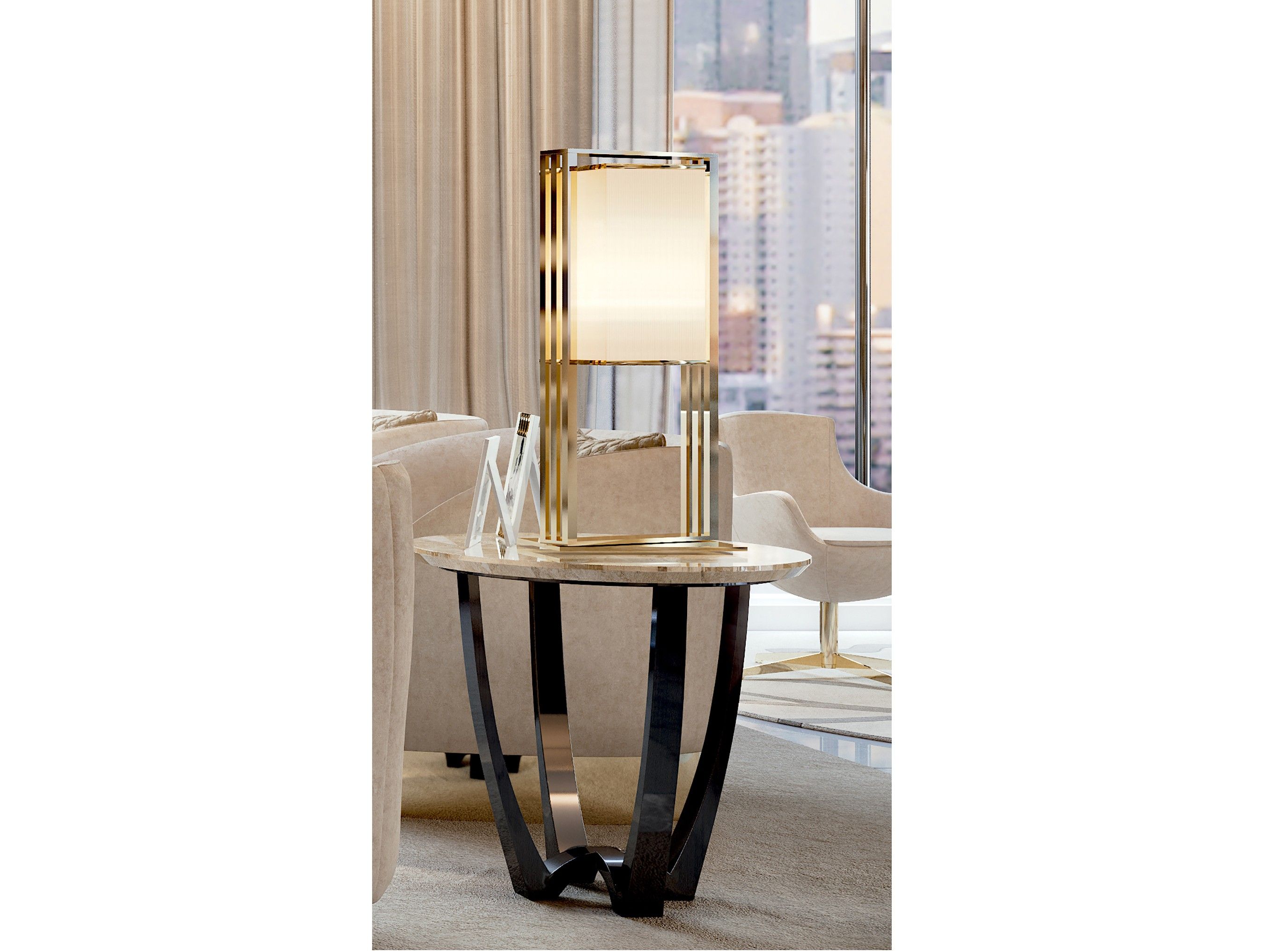 Metal table lamp INFINITY | Table lamp Symphony - Infinity Collection ...