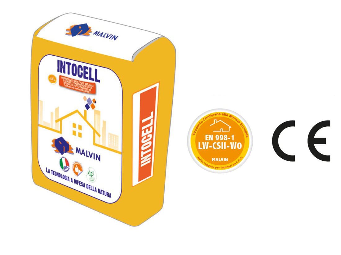 Fibre-reinforced special plaster INTOCELL By malvin