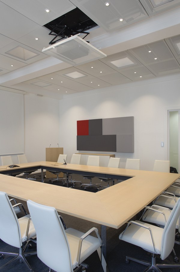 .INTRA | Meeting table Modular wooden meeting table By Spiegels