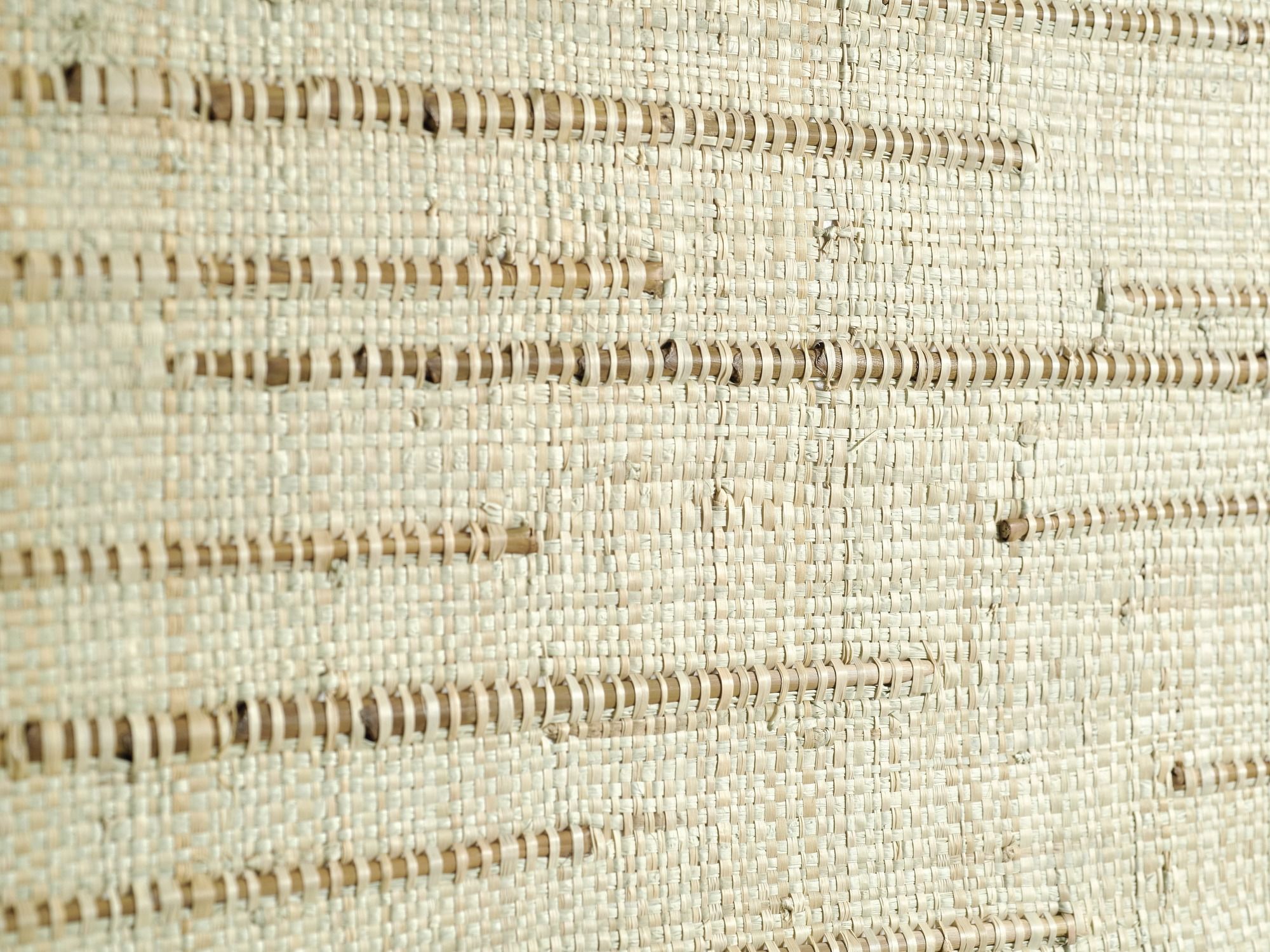 RAW RAFFIA Fire retardant raffia wallpaper By Élitis