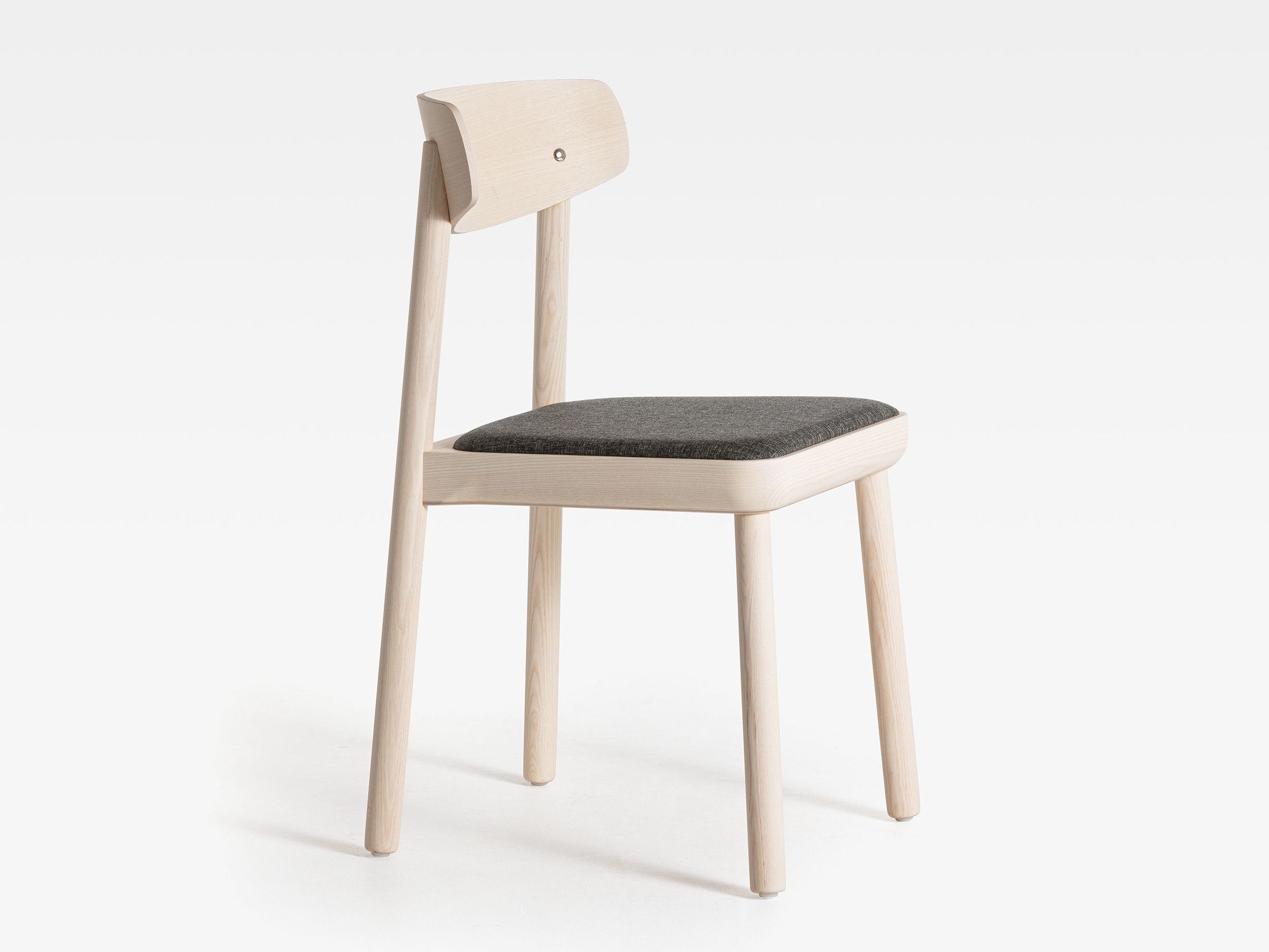 ISA Ash chair with integrated cushion By SIPA