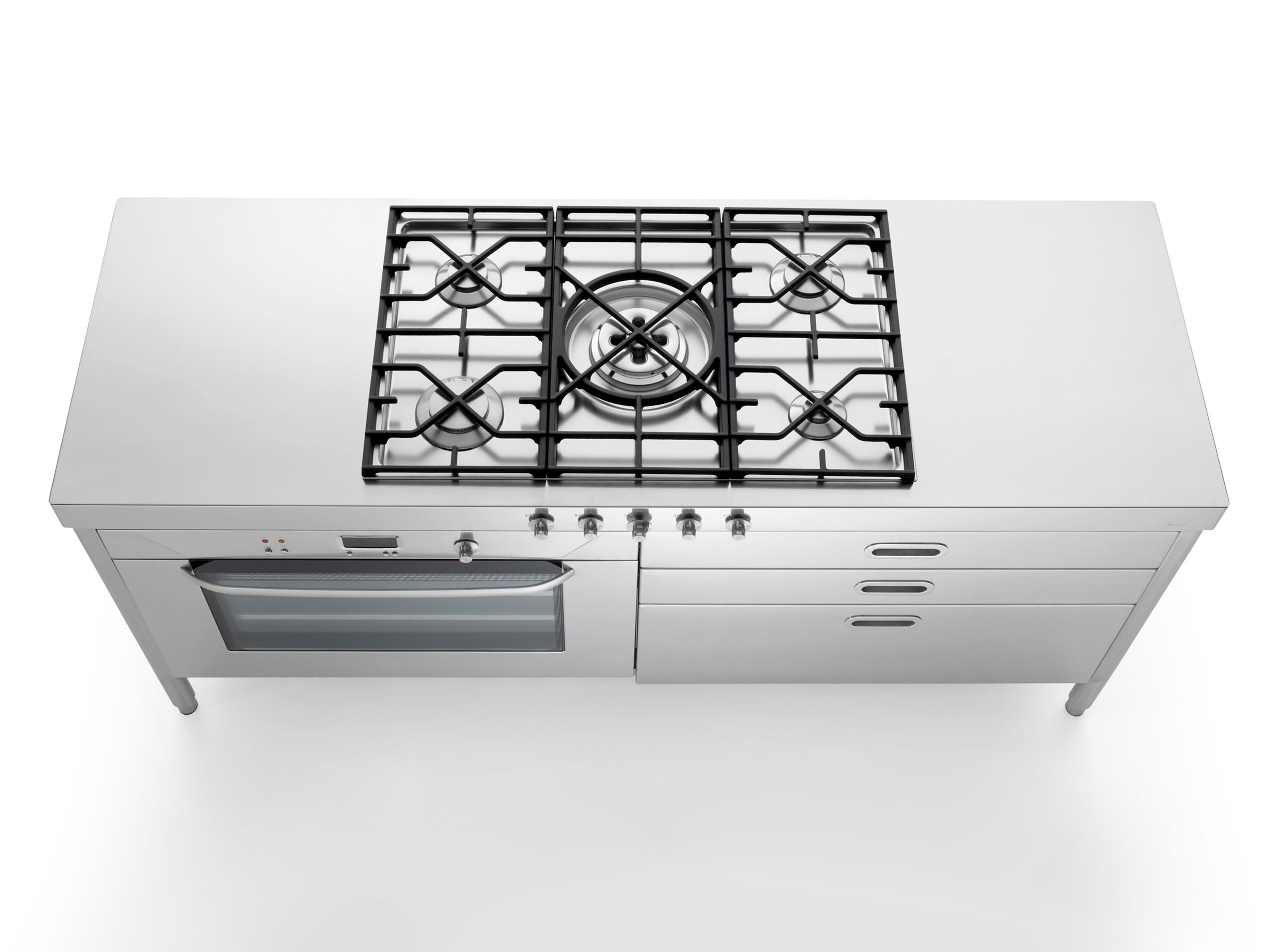 ISOLE CUCINA 190 | Cooker Liberi in cucina Collection By ALPES-INOX