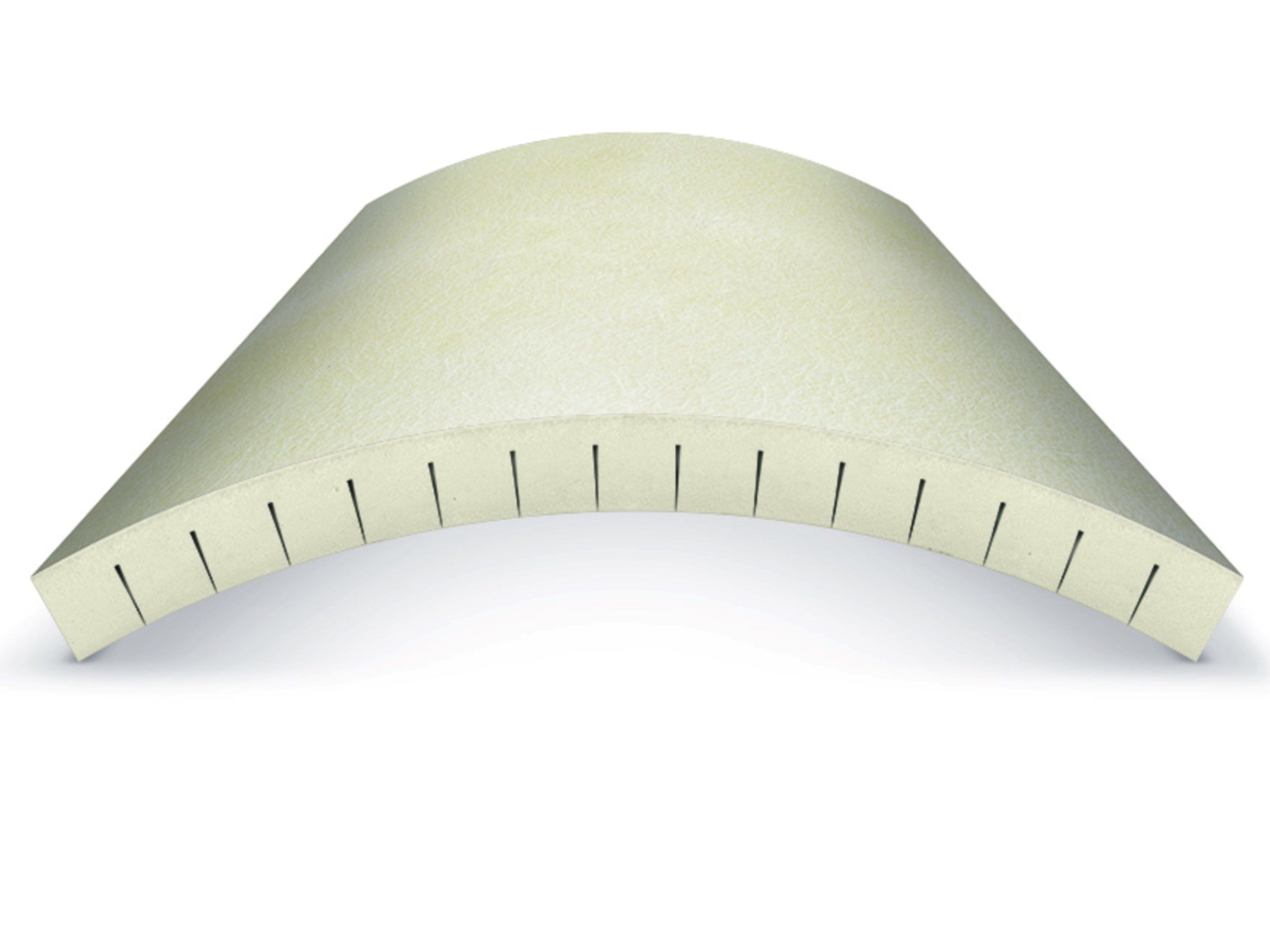 ISOLITE CURVED Polyiso foam thermal insulation panel By Isolmar