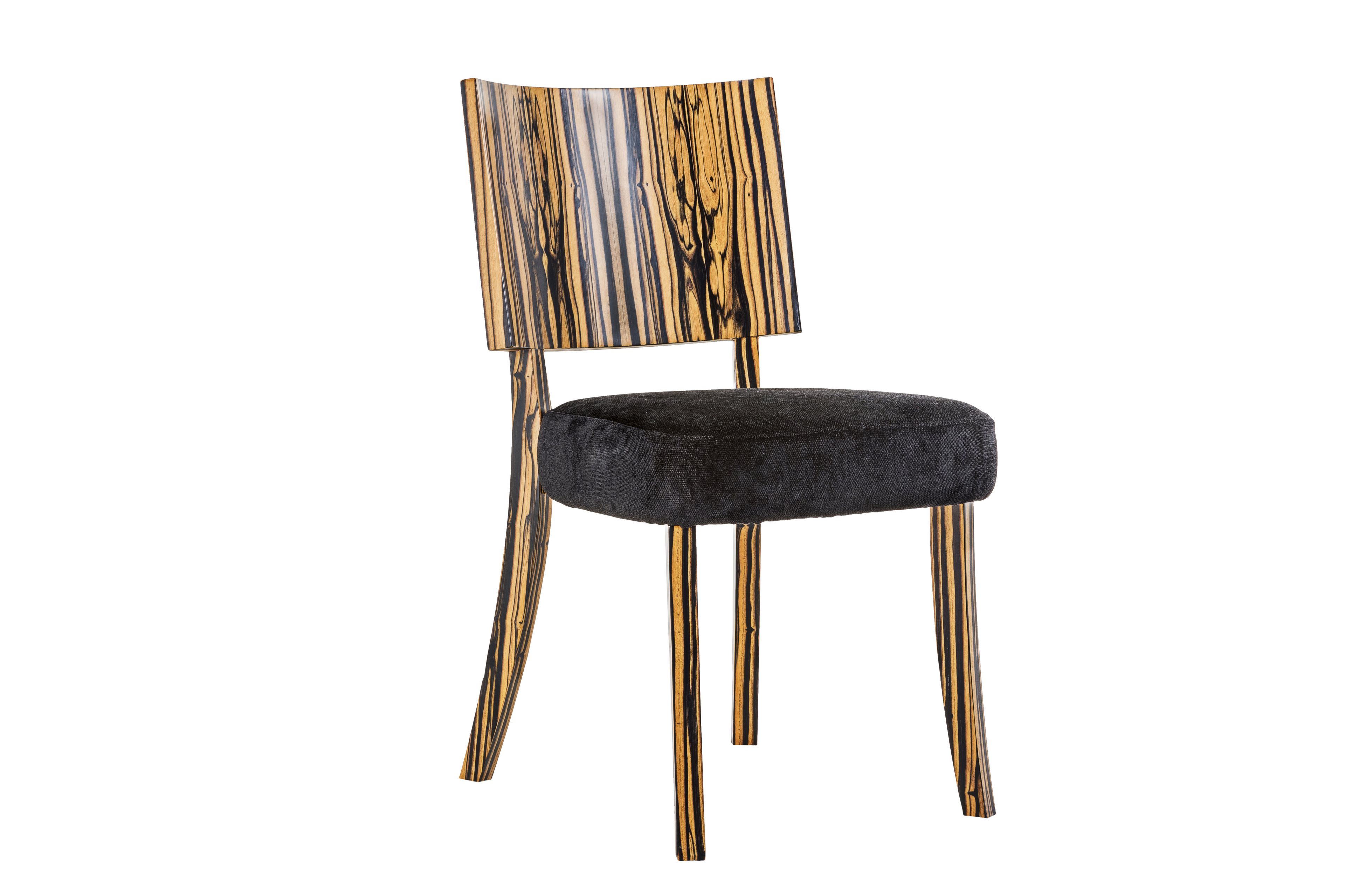 Open back wooden chair ISOTTA By Halifax