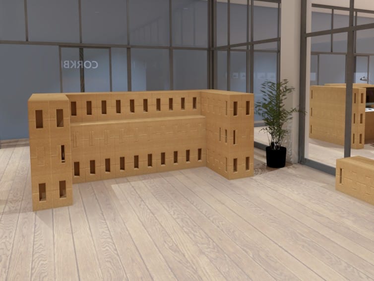 ISTANBUL reception desk By Corkbrick Europe