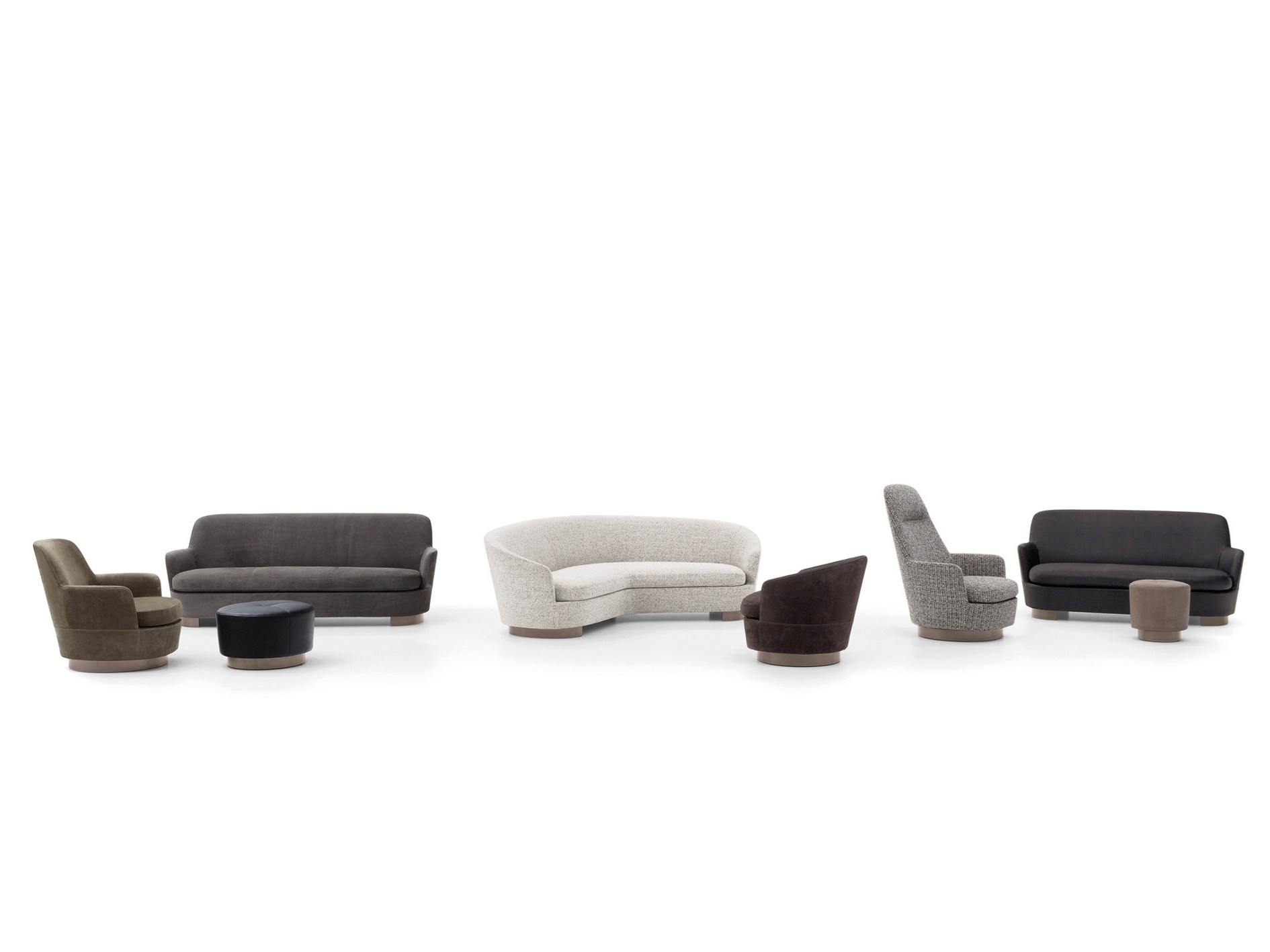 JACQUES Curved sofa By Minotti | design Rodolfo Dordoni