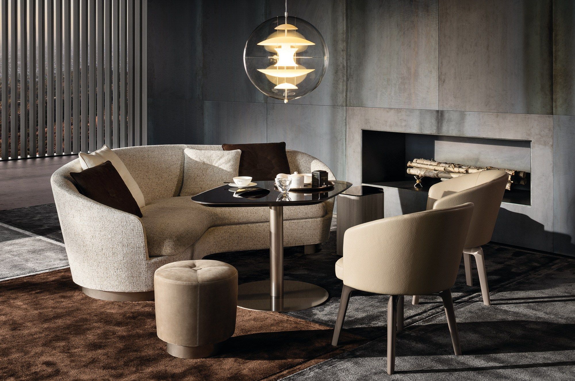 JACQUES Divano curvo By Minotti | design Rodolfo Dordoni