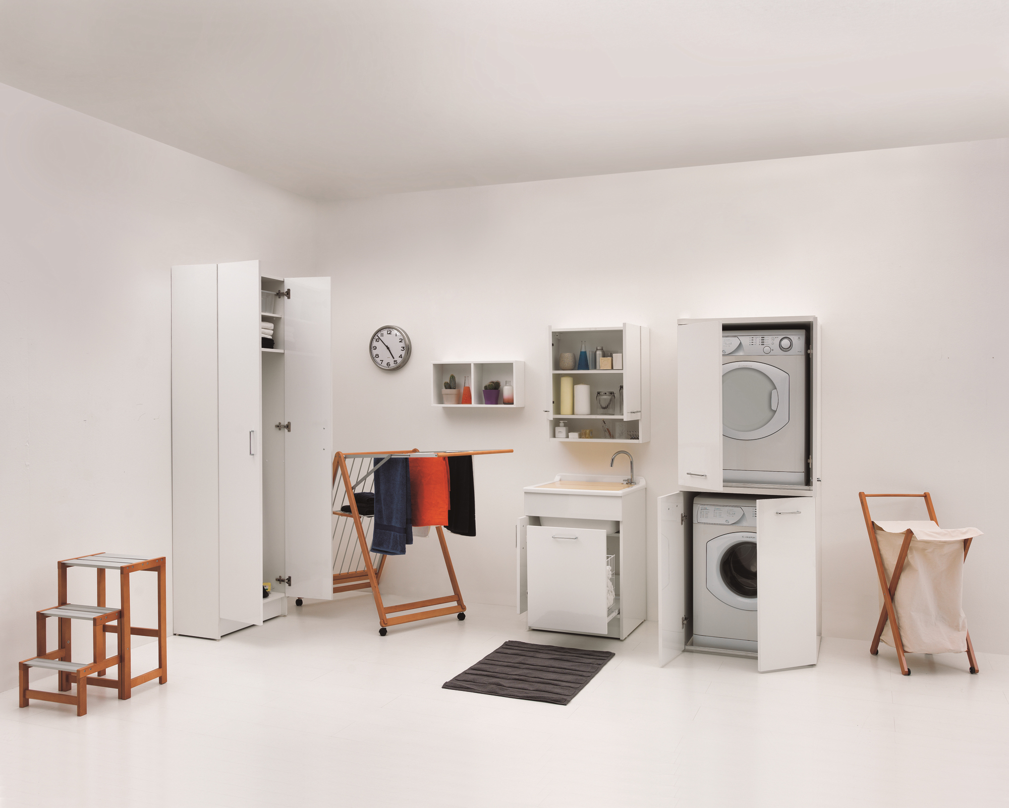 JOLLY WASH | Laundry room cabinet Jolly Wash Collection By COLAVENE