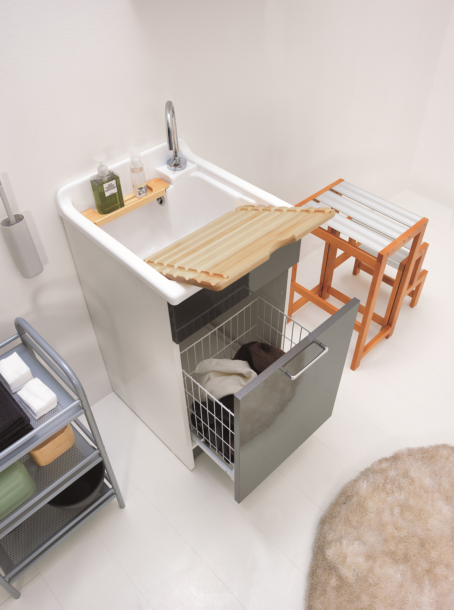 JOLLY WASH | Laundry room cabinet Jolly Wash Collection By COLAVENE