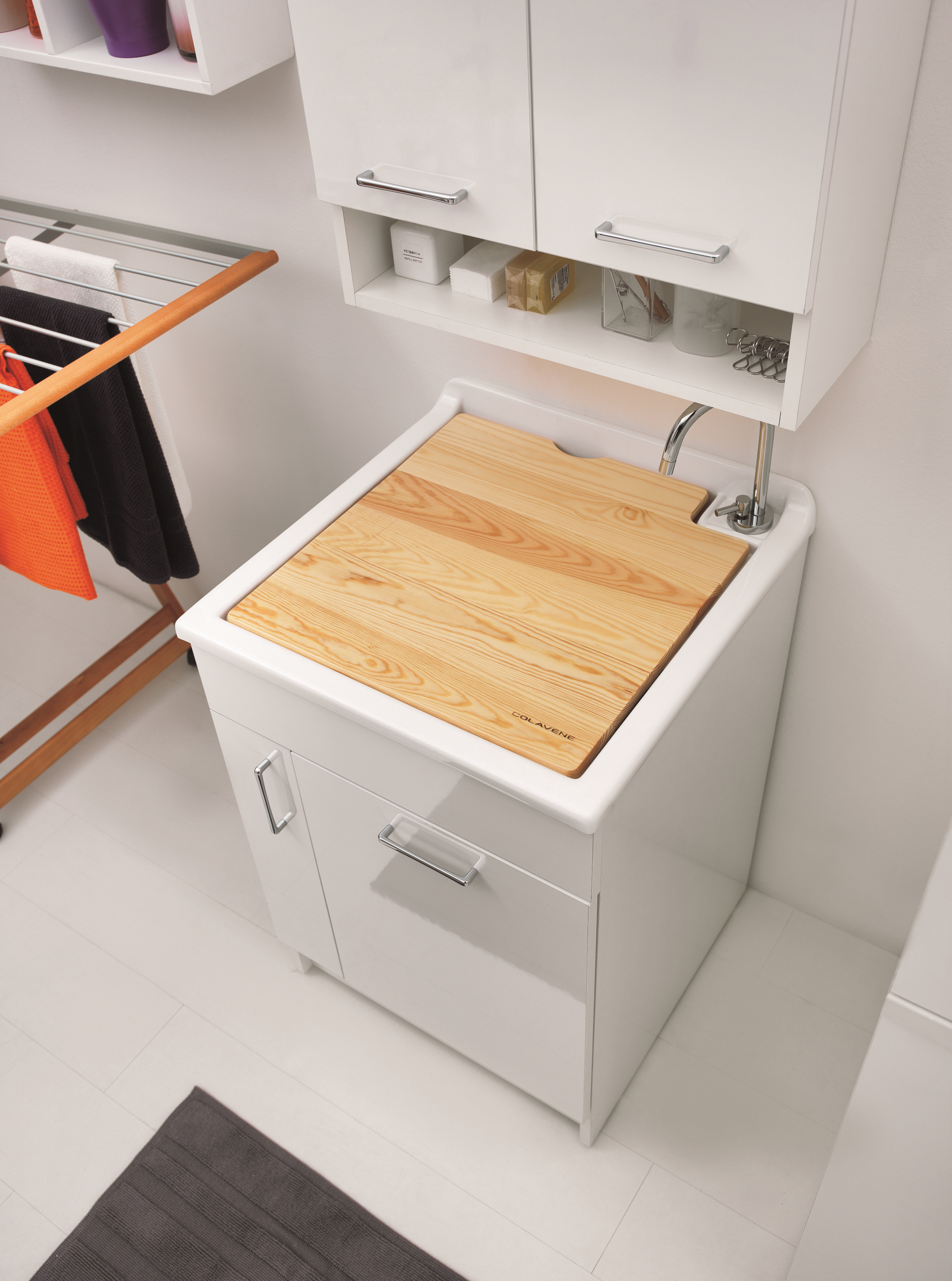 JOLLY WASH | Laundry room cabinet Jolly Wash Collection By COLAVENE