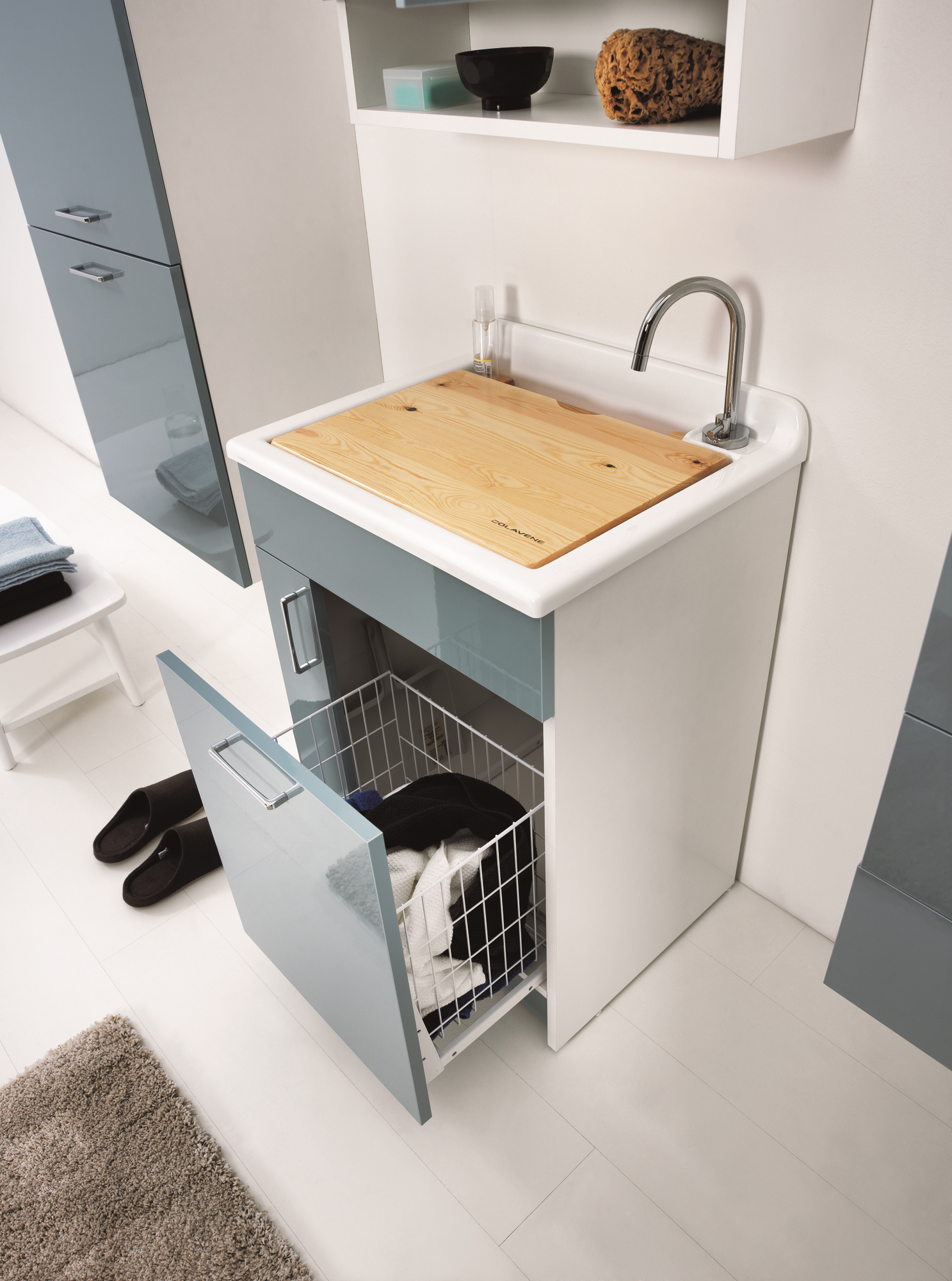 JOLLY WASH | Laundry room cabinet Jolly Wash Collection By COLAVENE