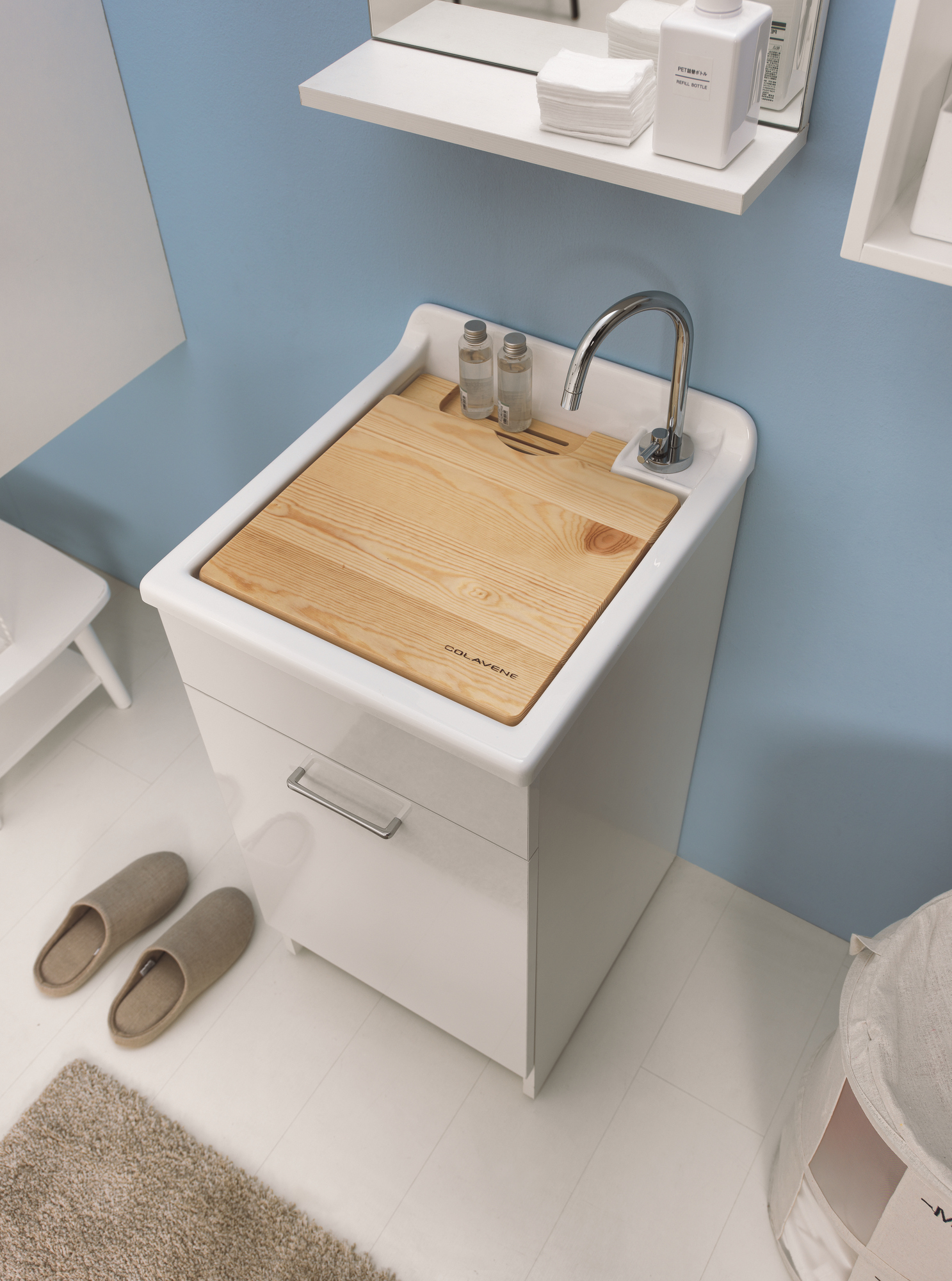 JOLLY WASH | Laundry room cabinet Jolly Wash Collection By COLAVENE