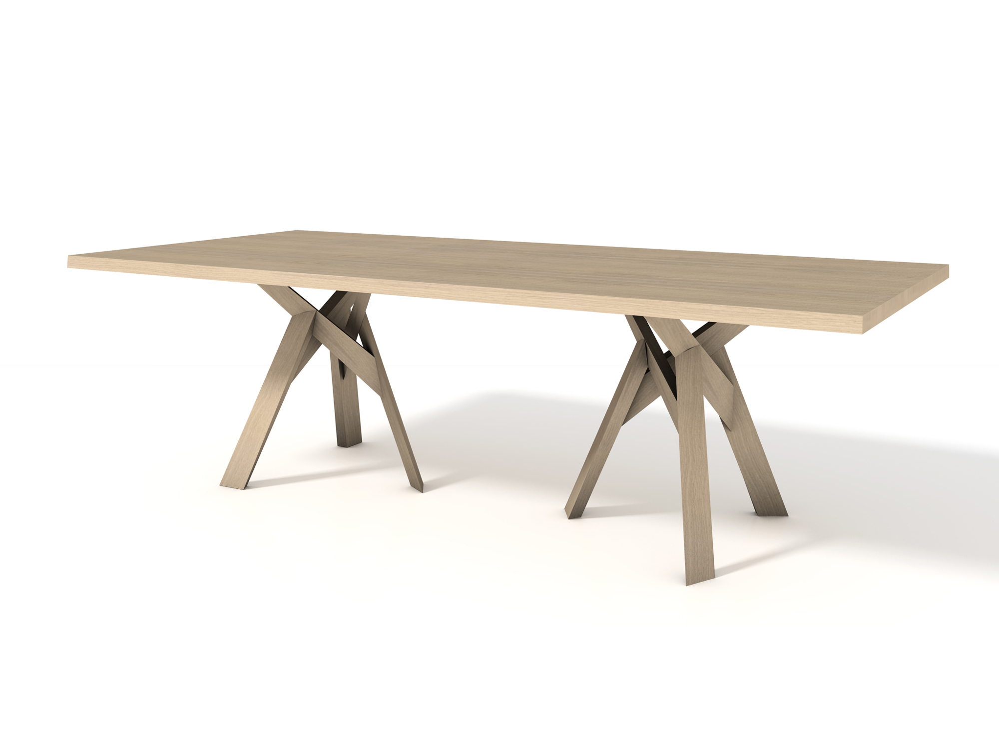 JUNGLE | Oak table By Calligaris design Gino Carollo