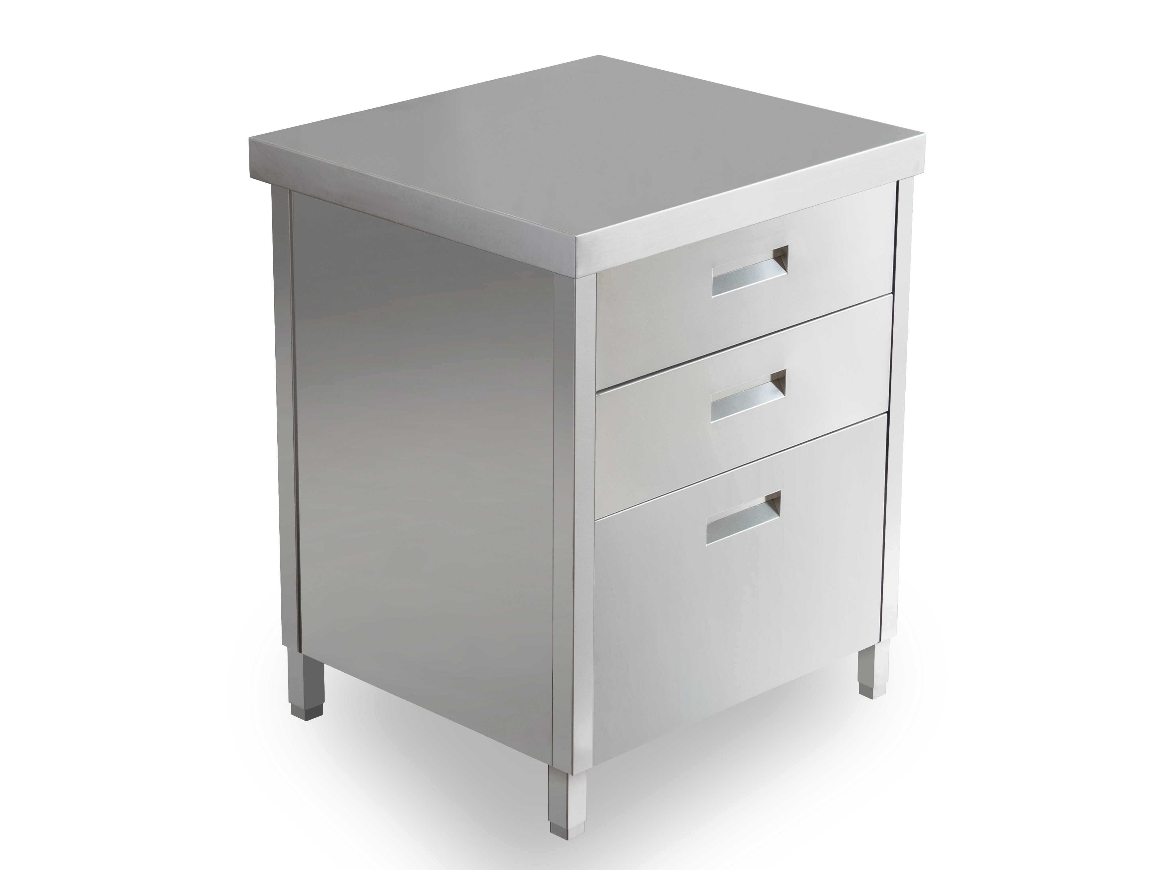 KALOS KA070BUP Stainless steel kitchen unit with drawers By GPS INOX