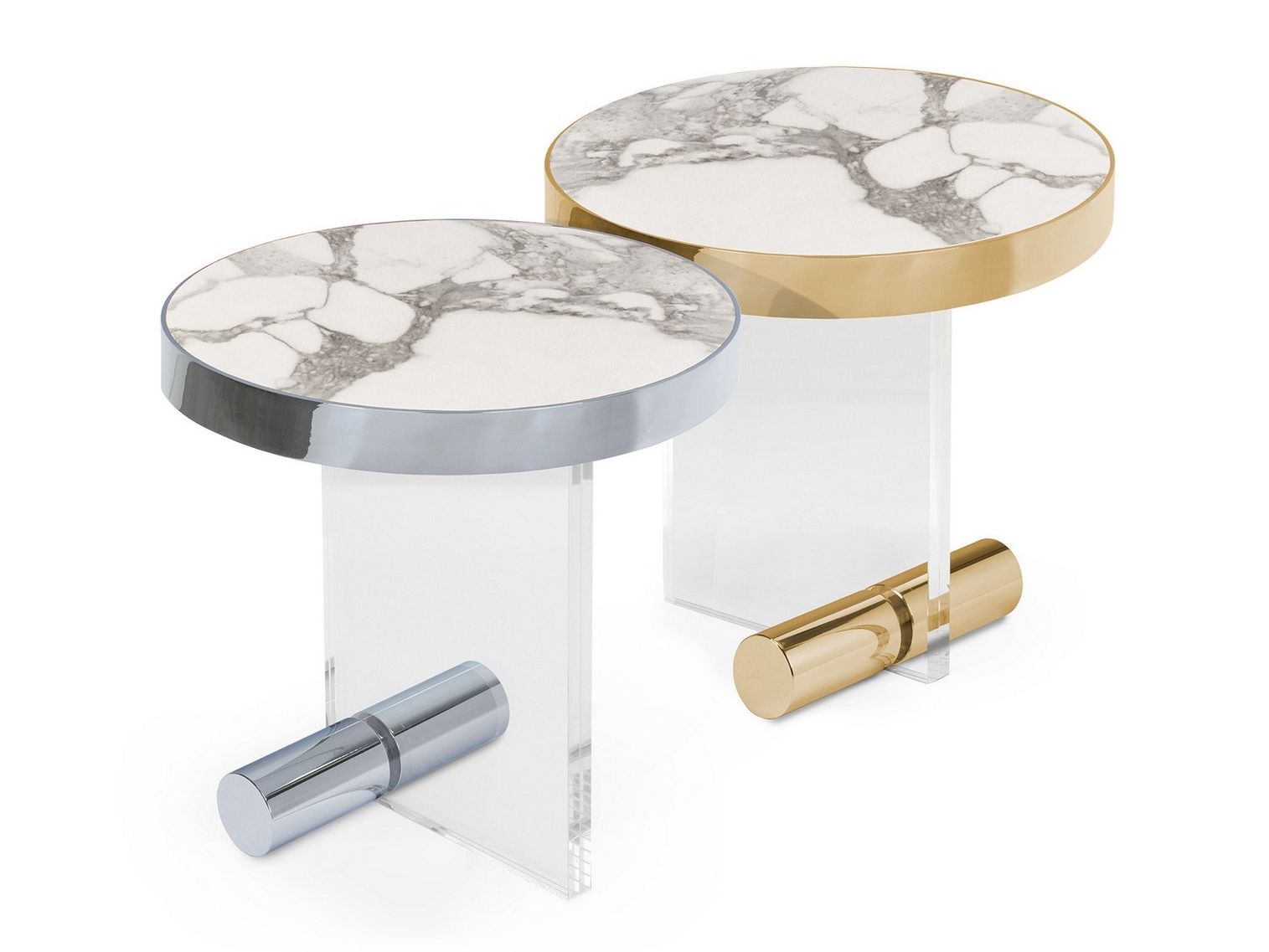 KANDINSKY CALACATTA | Round coffee table By OIA Design