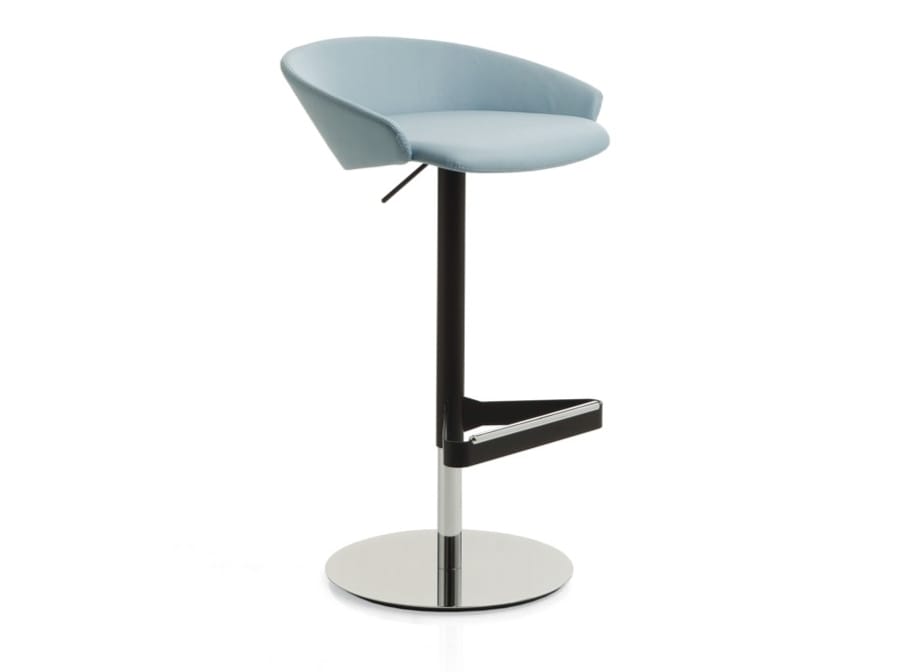 KARL Sgabello da ufficio girevole ad altezza regolabile in tessuto By ...