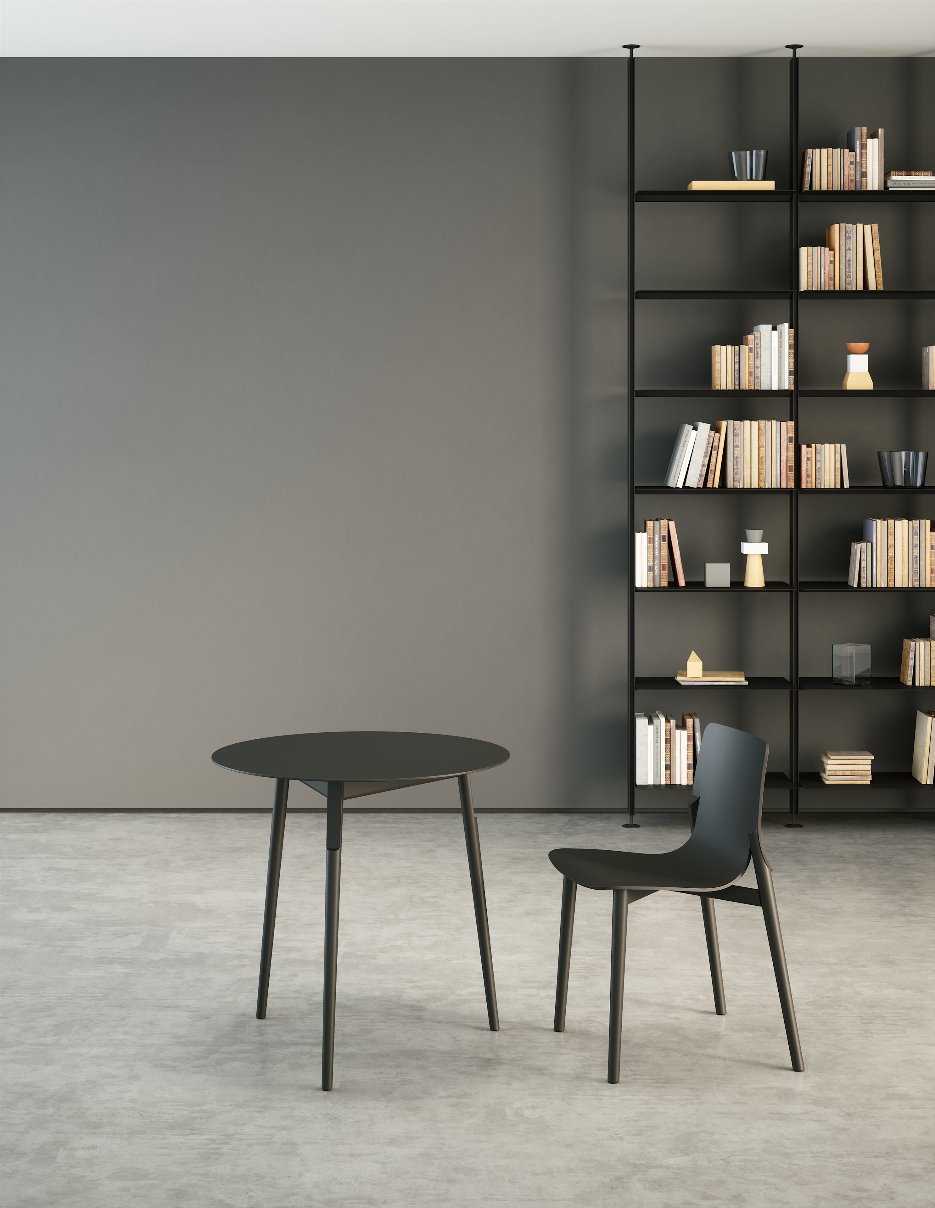 Round solid wood table KAYAK TABLE - 04A Kayak Collection By Alias ...