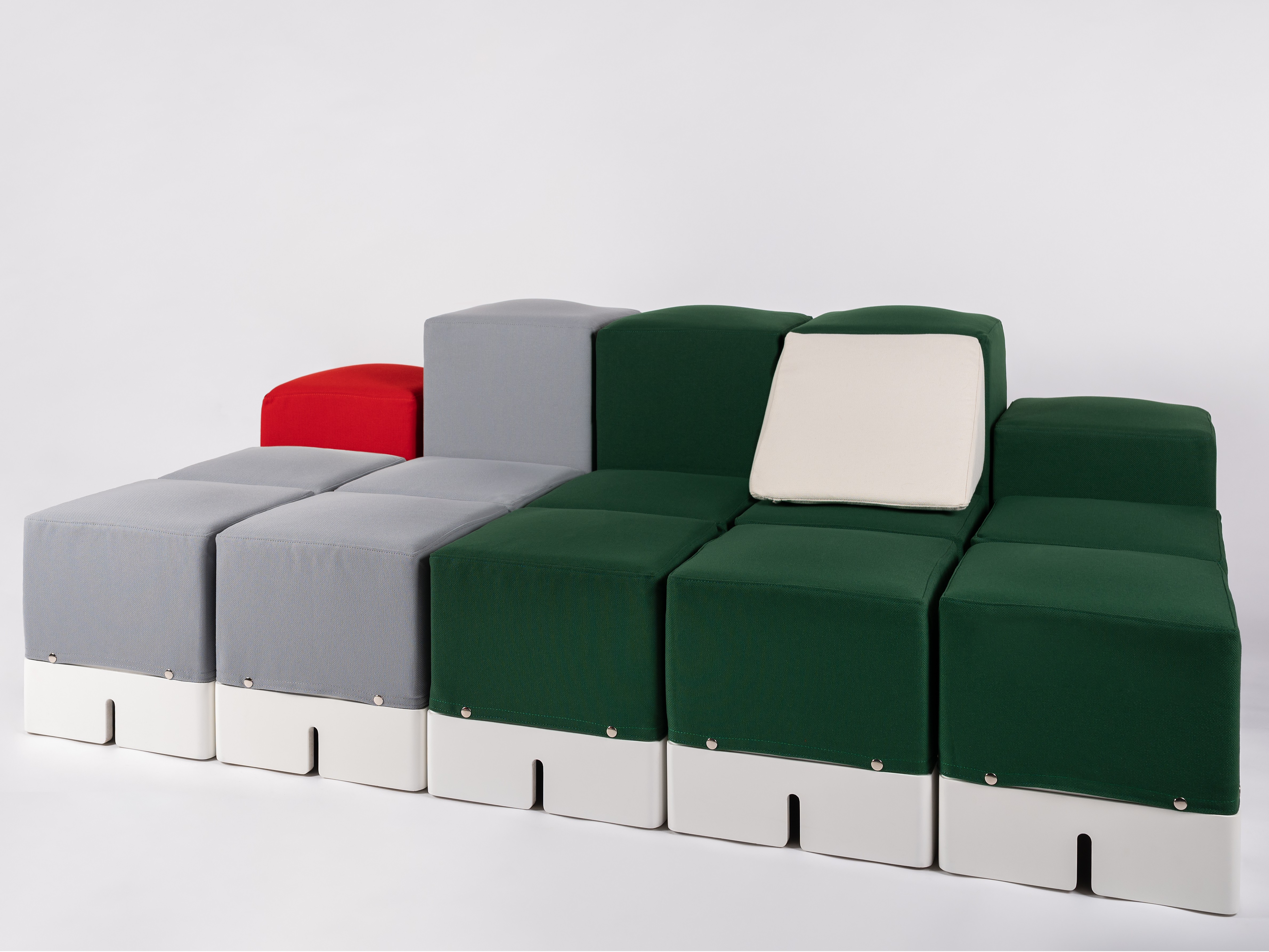 Sectional modular fabric sofa KEIGIO SOFA KIT 15 Modules By KEIGIO®